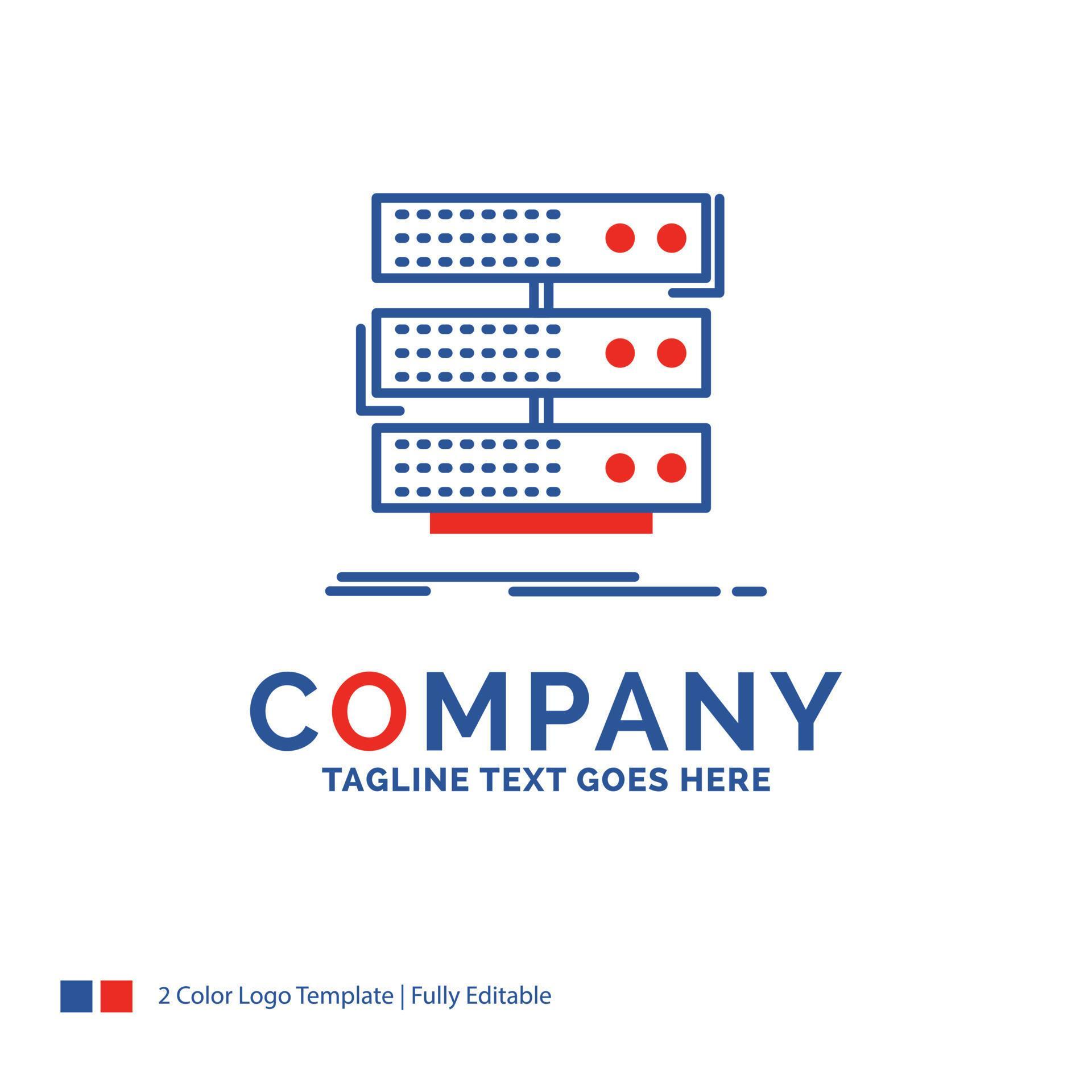 Company Name Logo Design For server. storage. rack. database. data ...