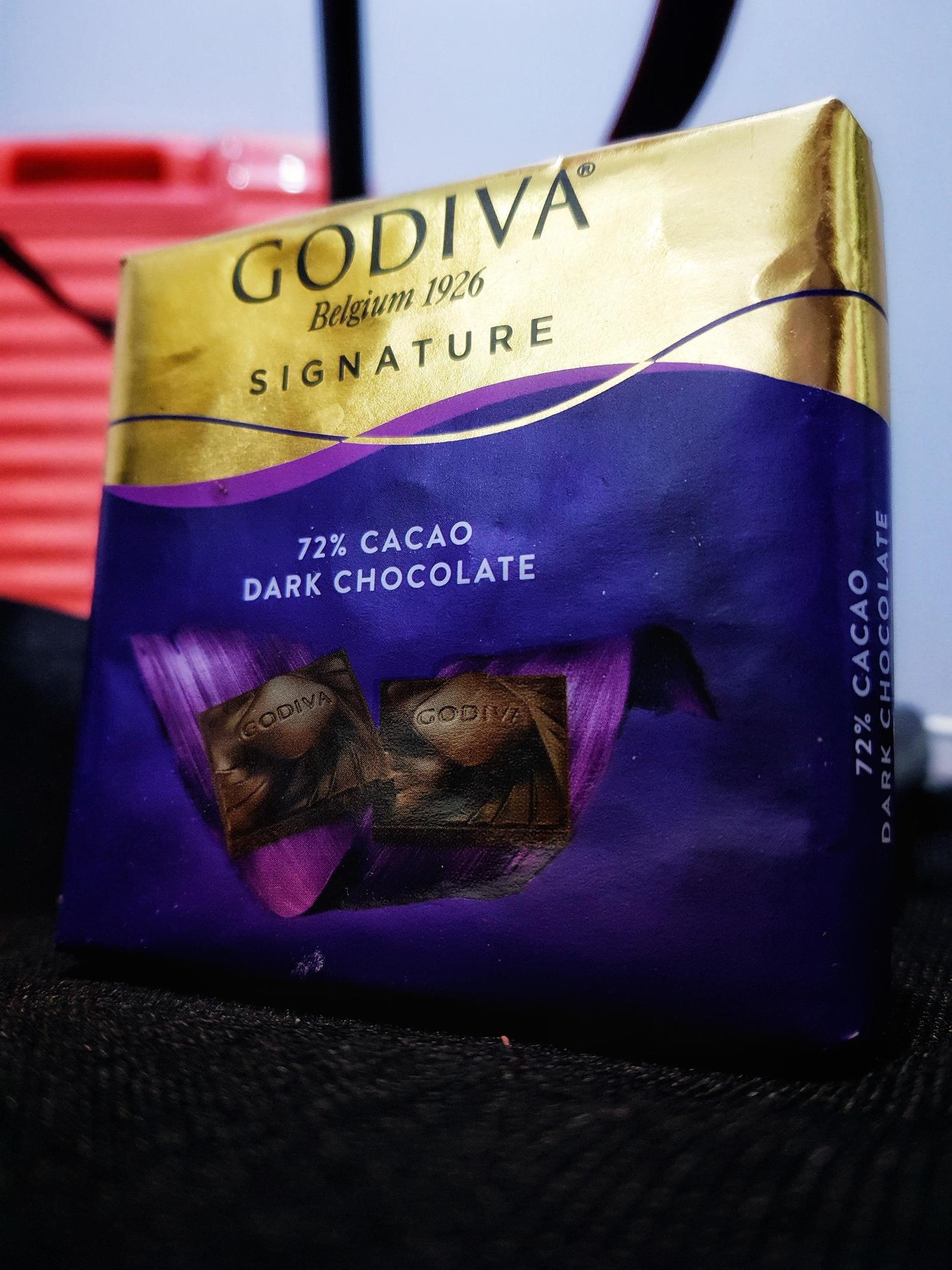 Turkey on July 2022. Godiva Signature Chocolate with 72 percent cacao dark chocolate 12797947 ...