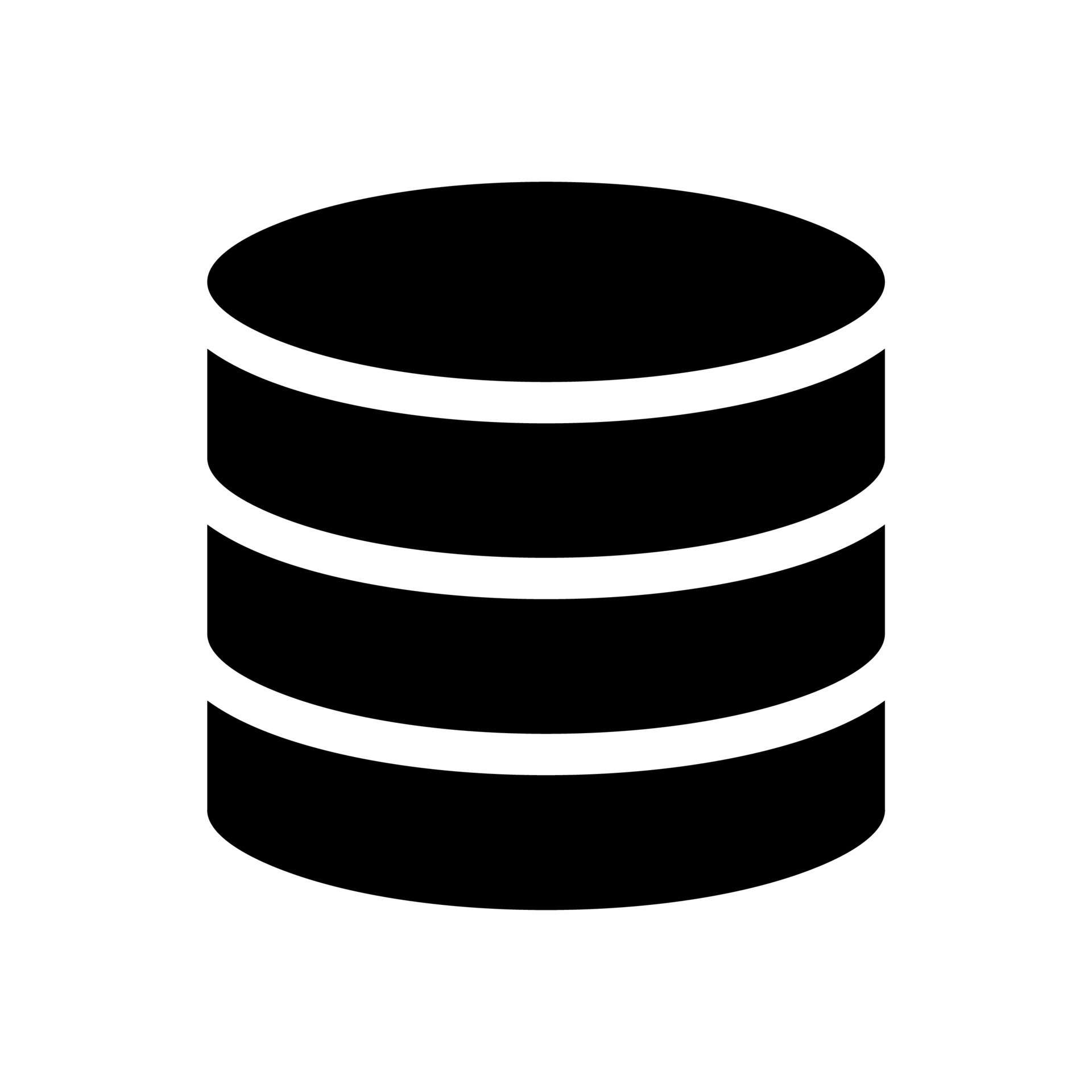 database flat icon 12802506 Vector Art at Vecteezy
