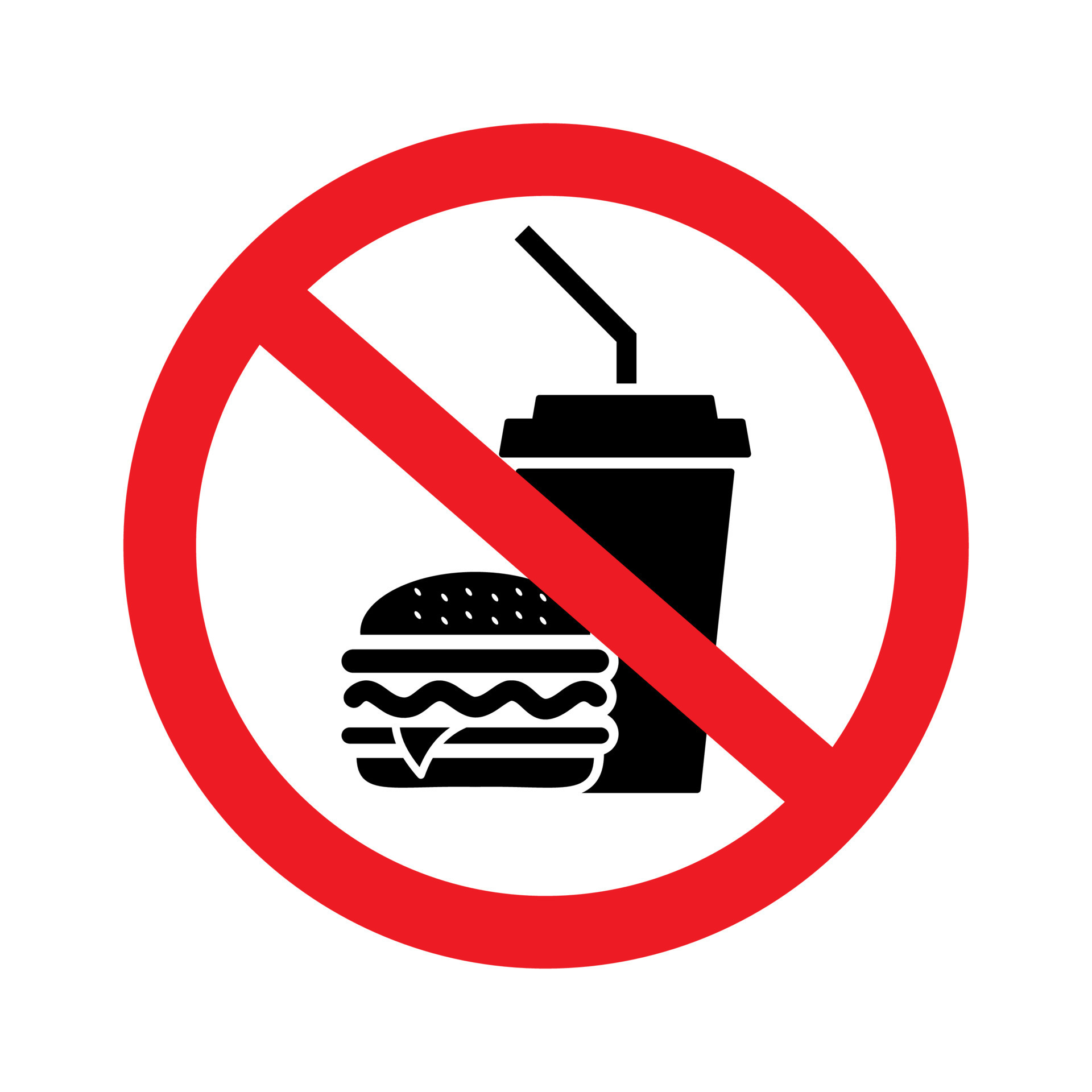 no food Sign icon 12802514 Vector Art at Vecteezy