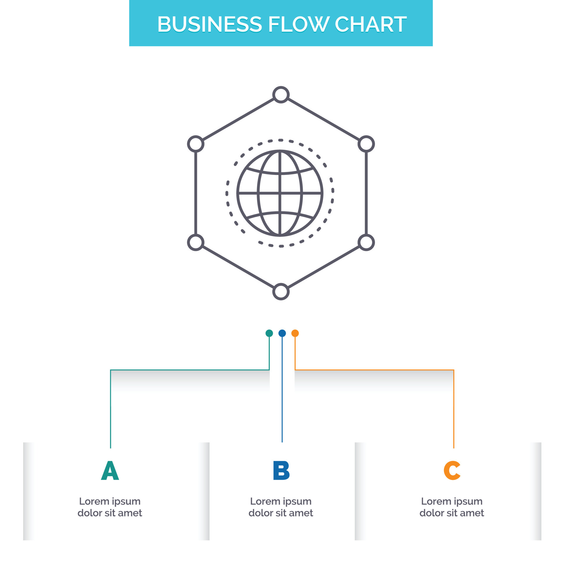 Network, Global, data, Connection, Business Business Flow Chart Design ...