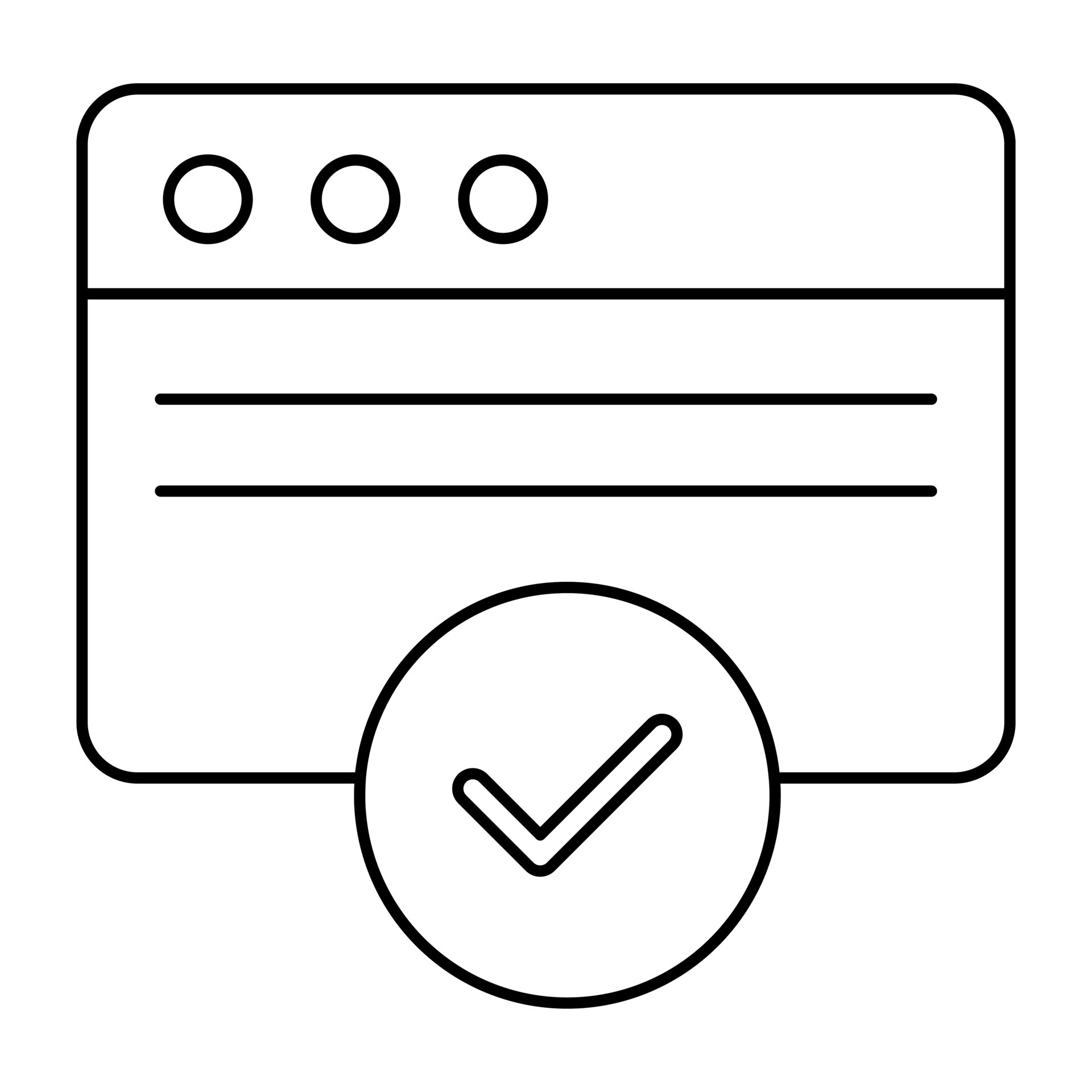 Trendy vector design of verified website 12802661 Vector Art at Vecteezy