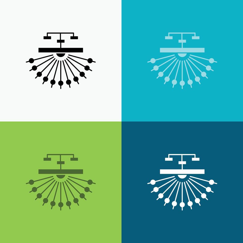 optimization. site. site. structure. Web Icon Over Various Background. glyph style design ...