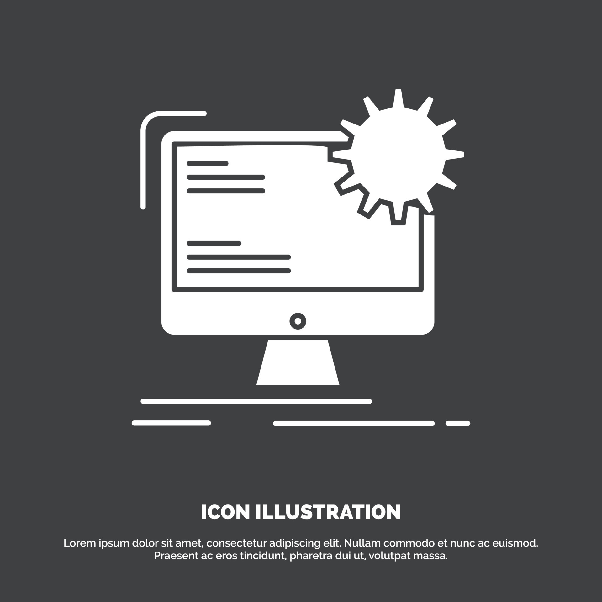 Internet. layout. page. site. static Icon. glyph vector symbol for UI and UX. website or mobile ...