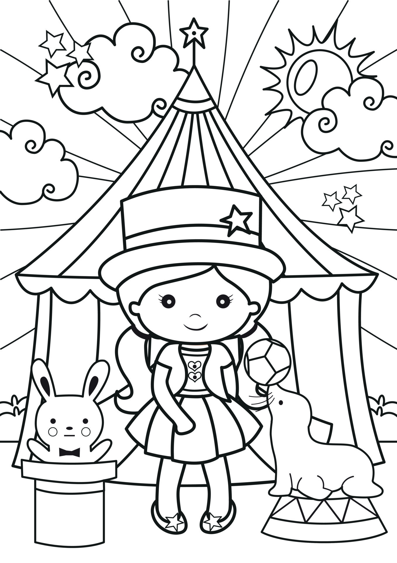 Circo Desenhos Para Colorir - RETOEDU Circo Desenhos Para Colorir - RETOEDU