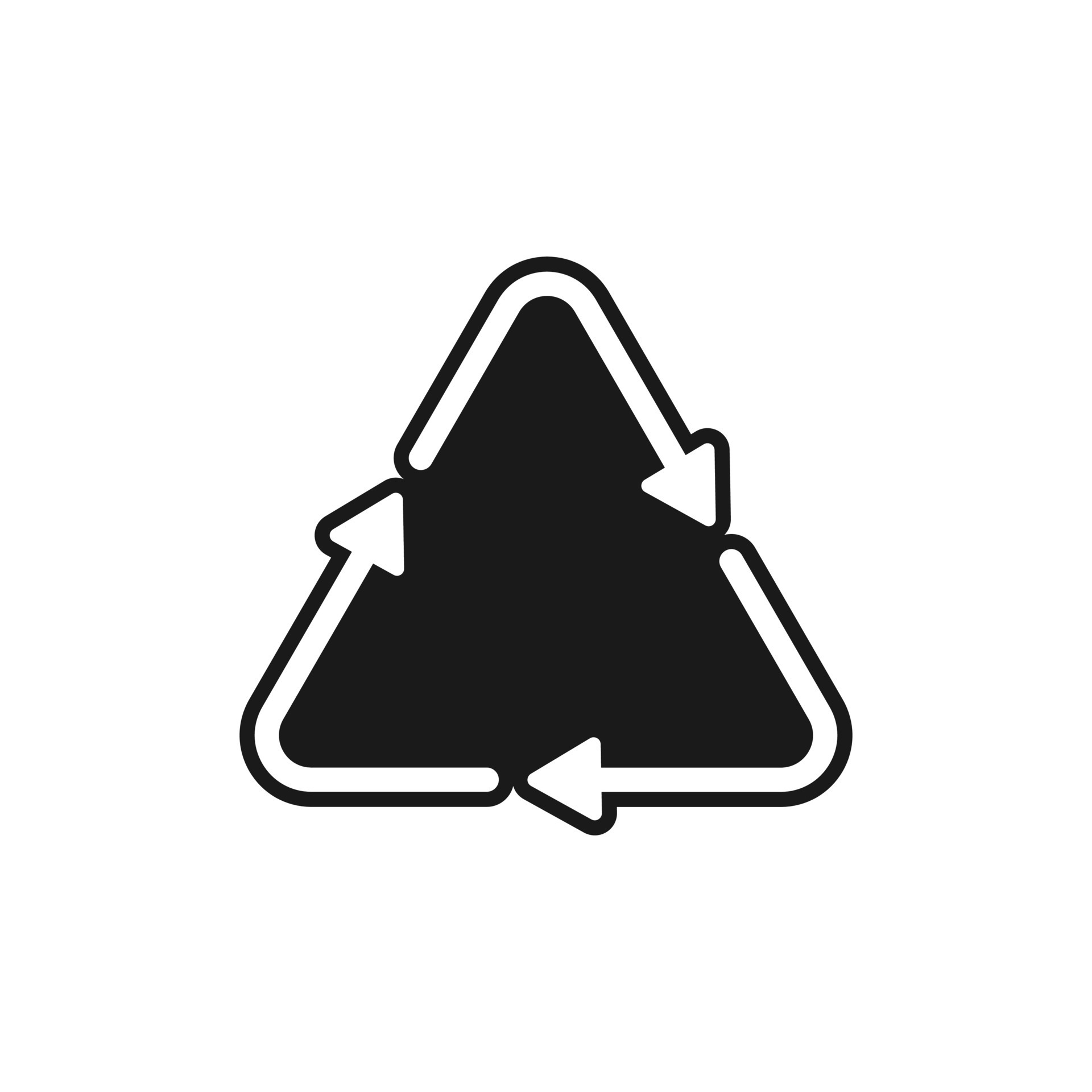 Recycle Symbol Vector Illustration Icon 12805406 Vector Art At Vecteezy