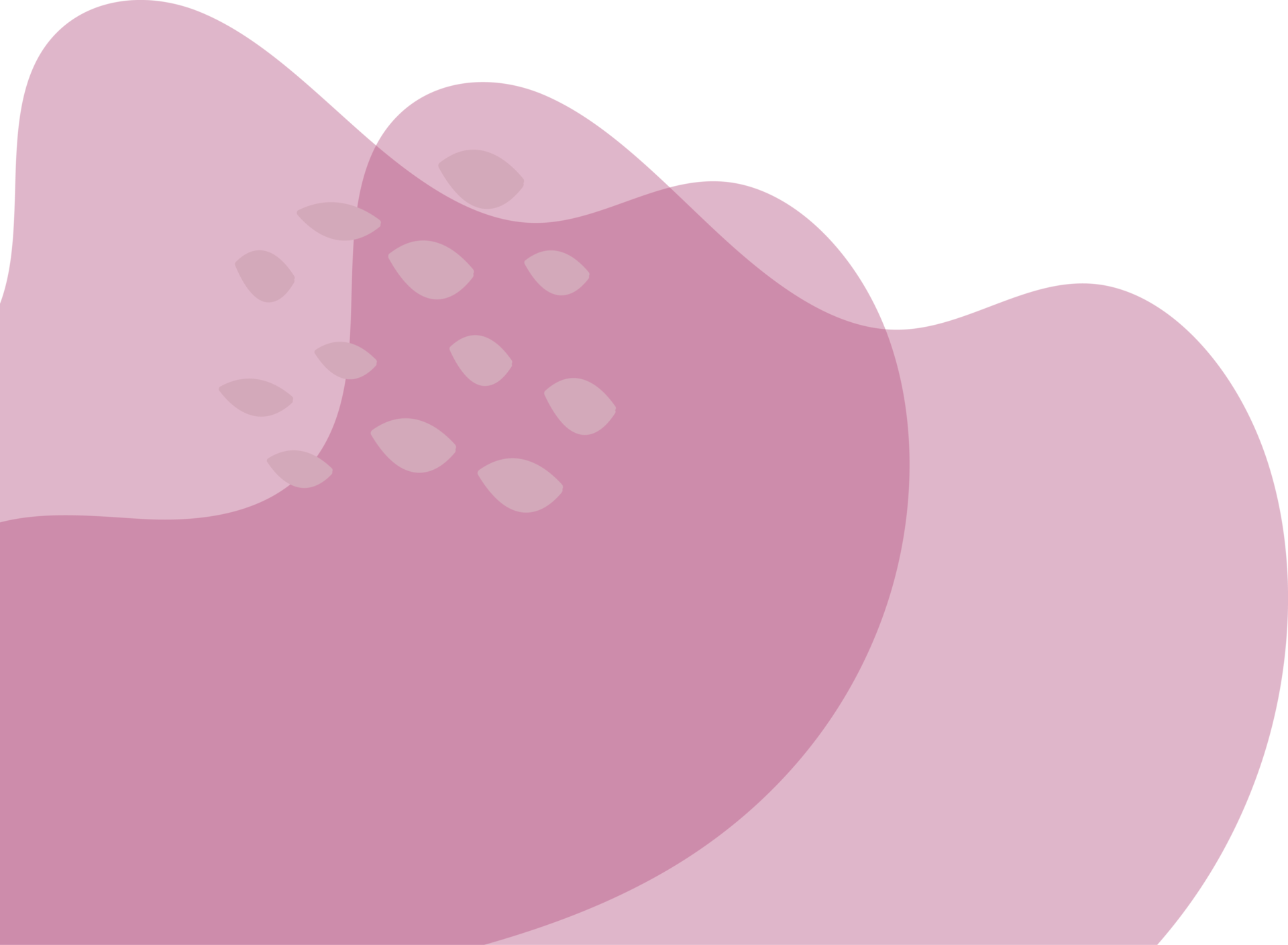 Abstract Blob Shape Corner Decoration 12805945 Png