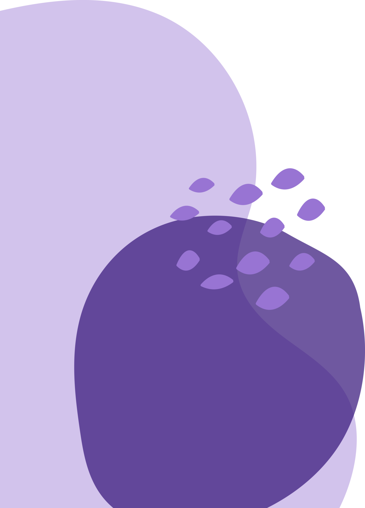Abstract Blob Shape Corner Decoration 12805964 Png