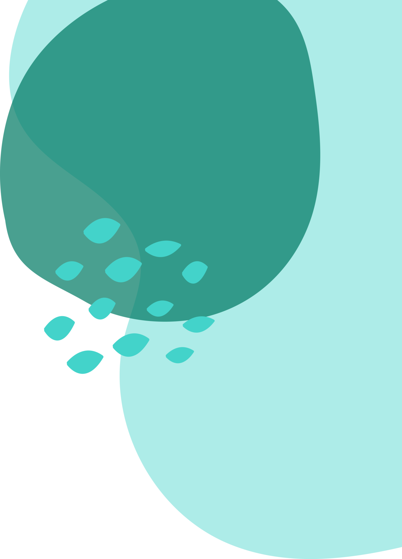 Abstract Blob Shape Corner Decoration 12805974 Png