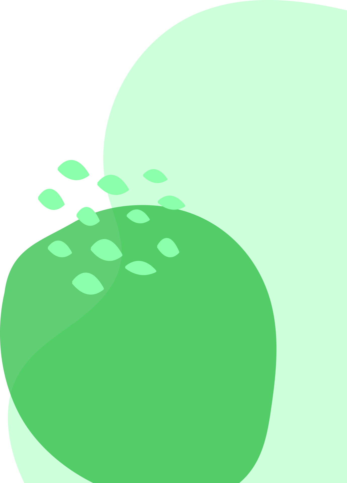 Abstract Blob Shape Corner Decoration 12806027 Png