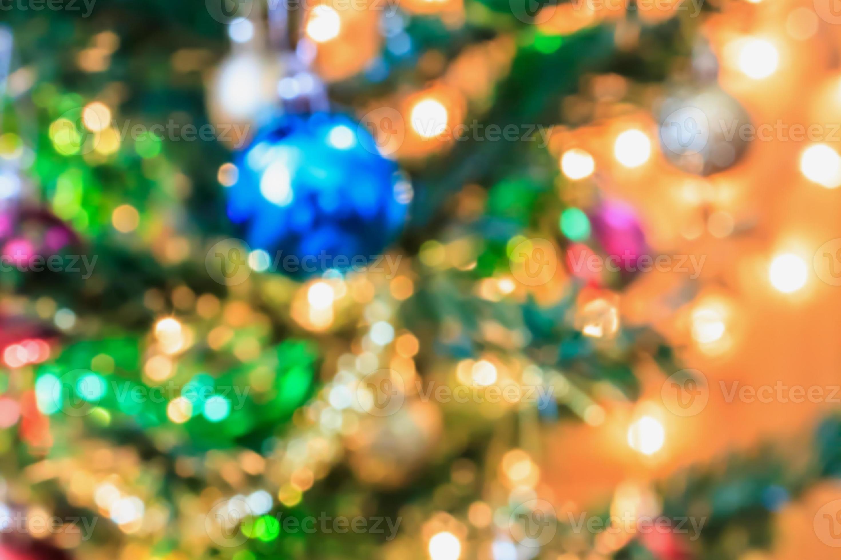 Christmas tree with bokeh light blur background 12806231 Stock Photo at Vecteezy