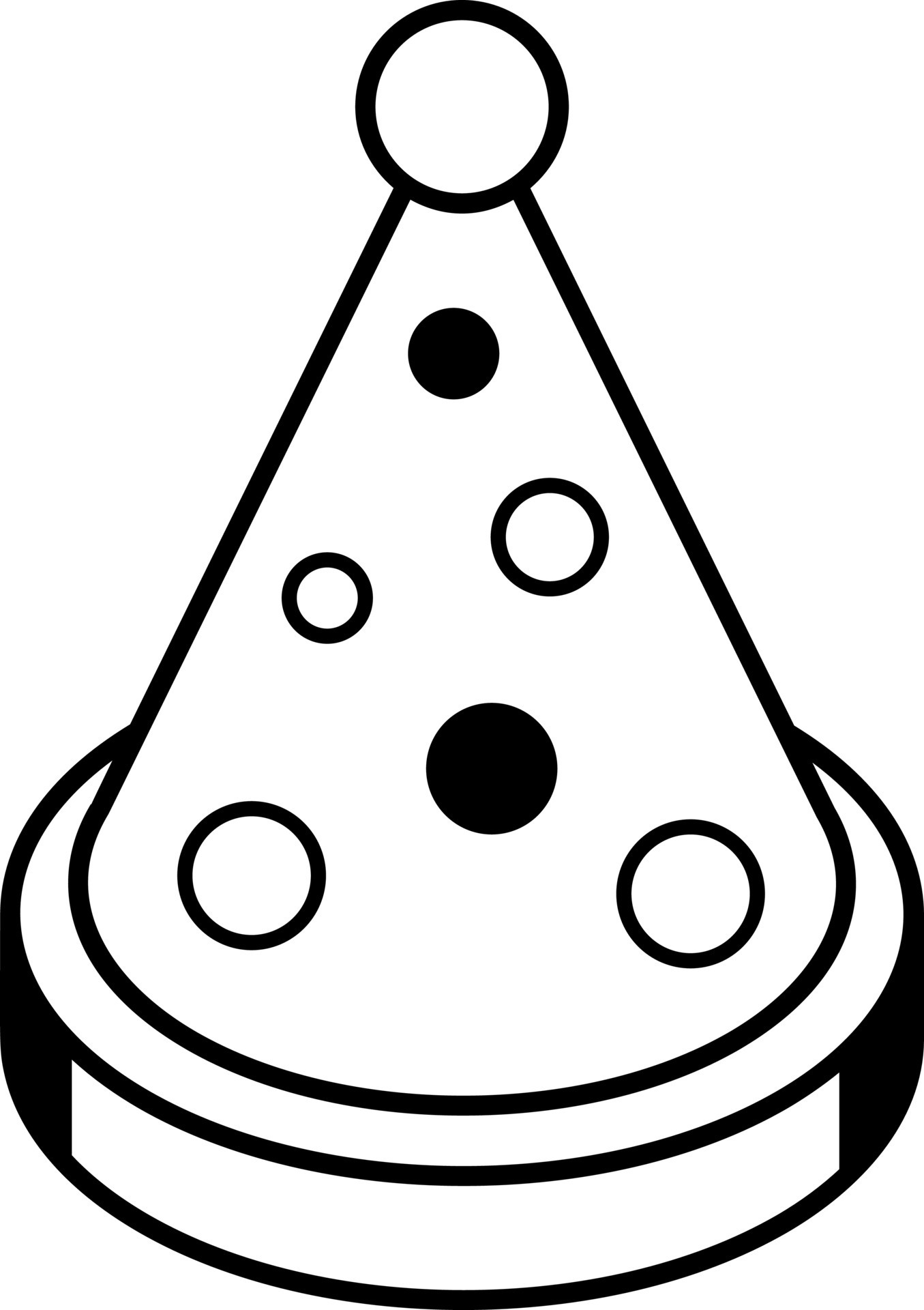 A cap icon in line design 12806811 Vector Art at Vecteezy