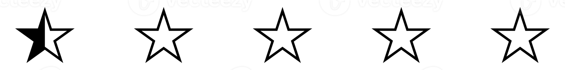 Five Star Sign, 5 Star Rating Icon Symbol for Pictogram, Apps, Website or Graphic Design Element ...