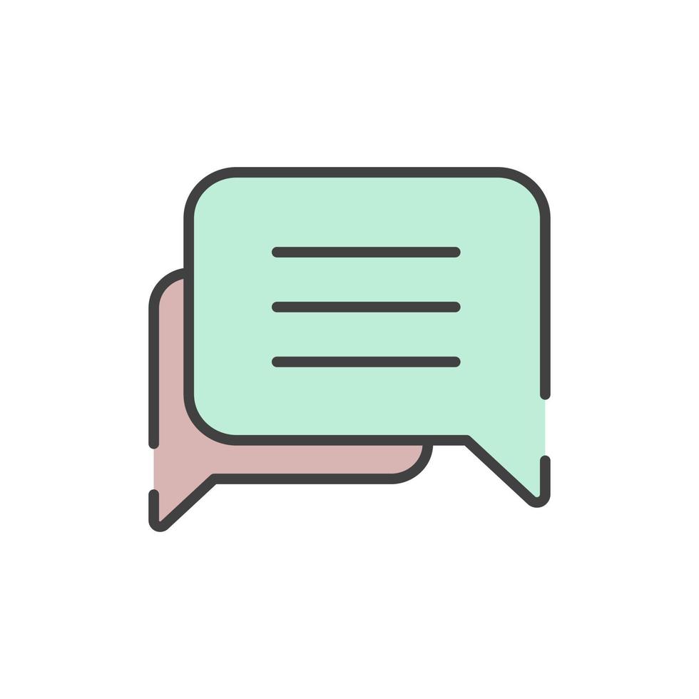 message icon vector illustration 12808263 Vector Art at Vecteezy