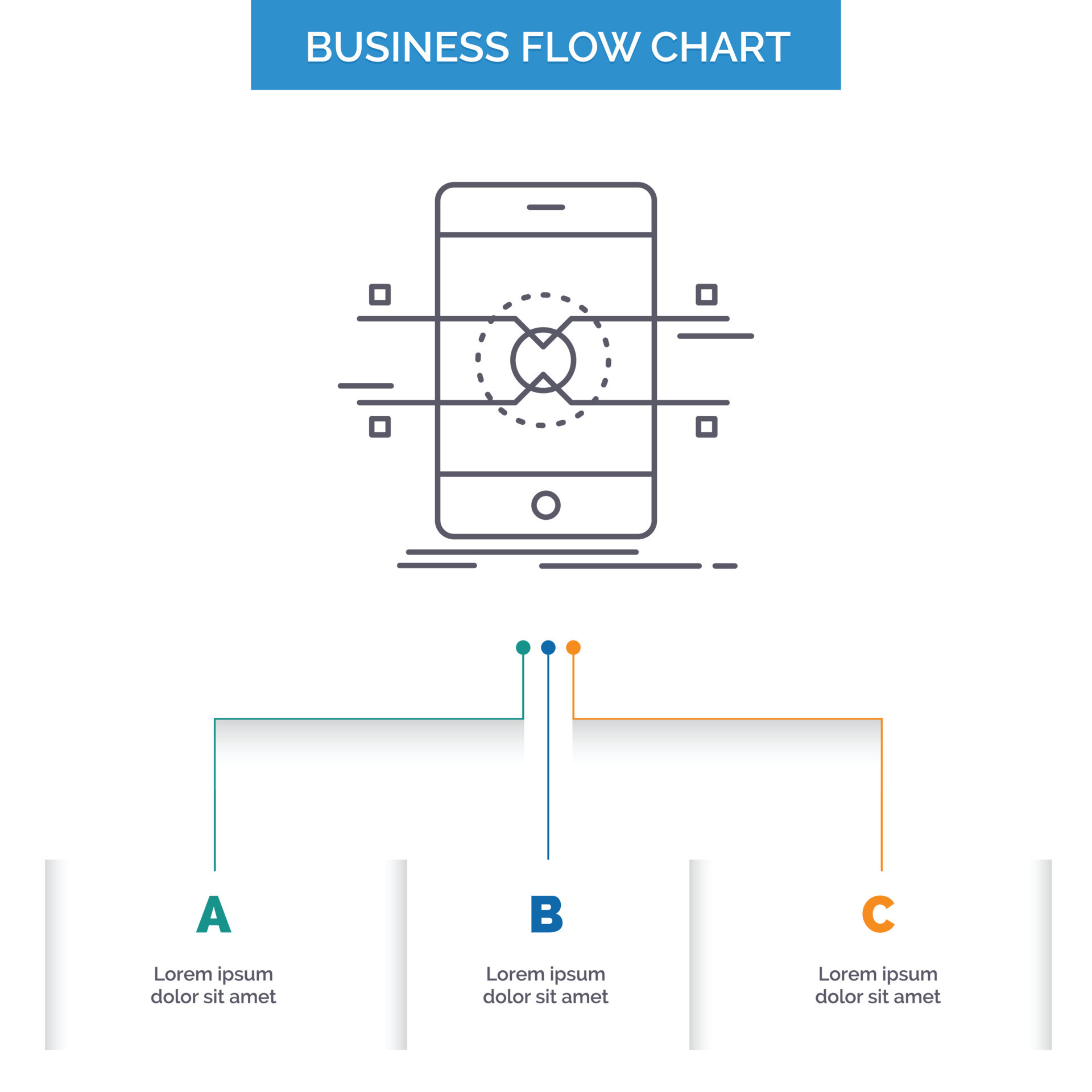 Api. interface. mobile. phone. smartphone Business Flow Chart Design ...