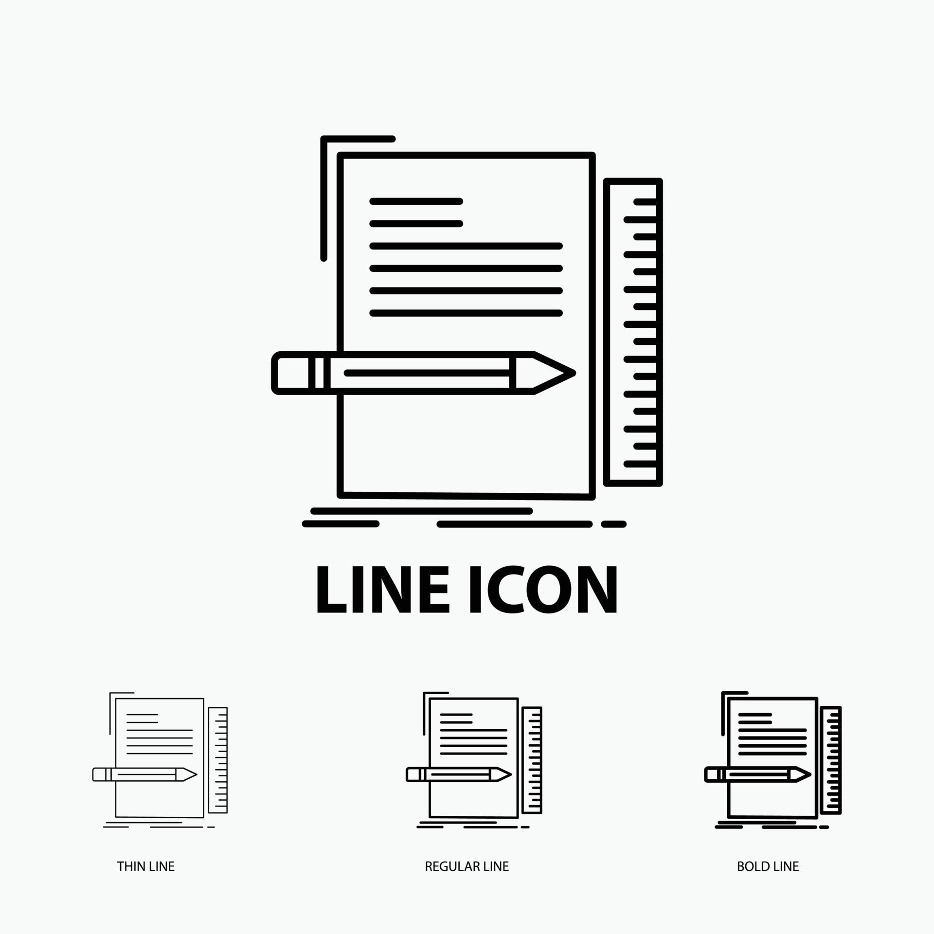 Code Coding File Programming Script Icon In Thin Regular And Bold Line Style Vector