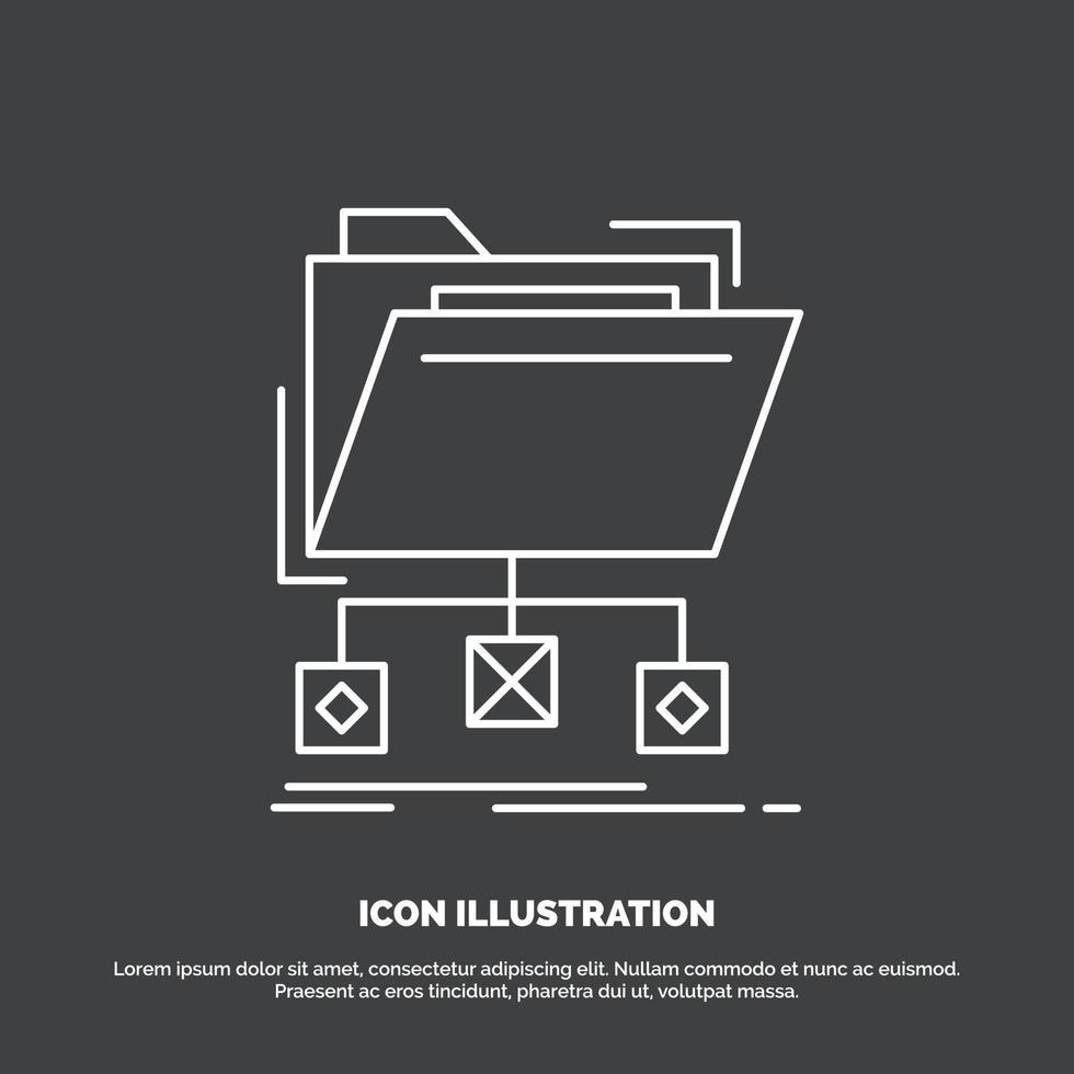 respaldo. datos. archivos carpeta. icono de red. símbolo de vector de ... respaldo. datos. archivos carpeta. icono de red. símbolo de vector de ...