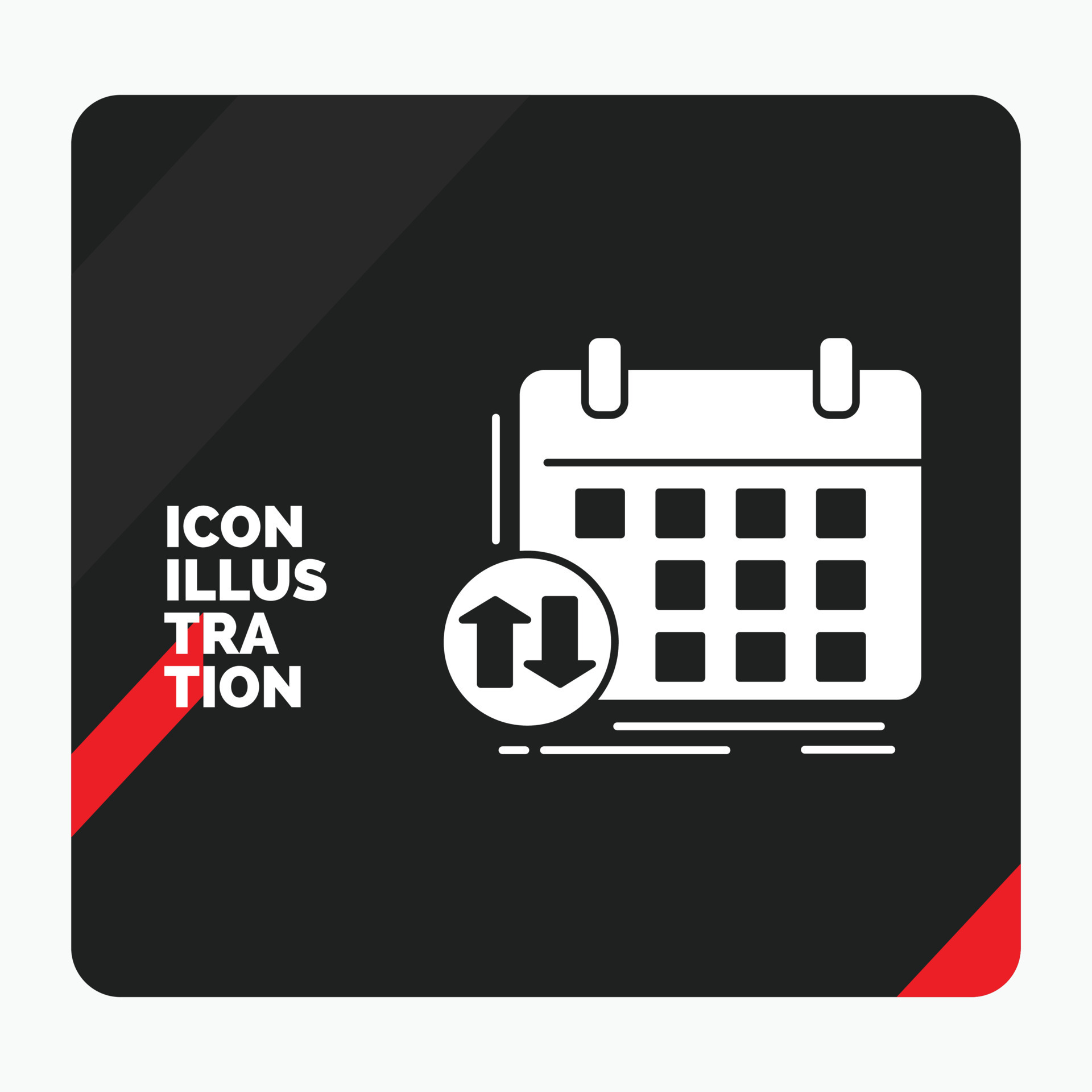 Red And Black Creative Presentation Background For Schedule Classes