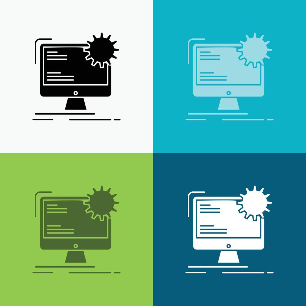 Internet. layout. page. site. static Icon Over Various Background. glyph style design. designed ...