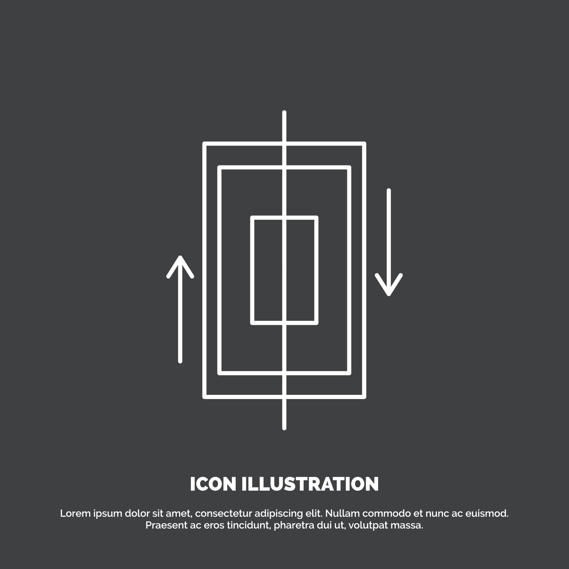 Sync Synchronization Data Phone Smartphone Icon Line Vector Symbol