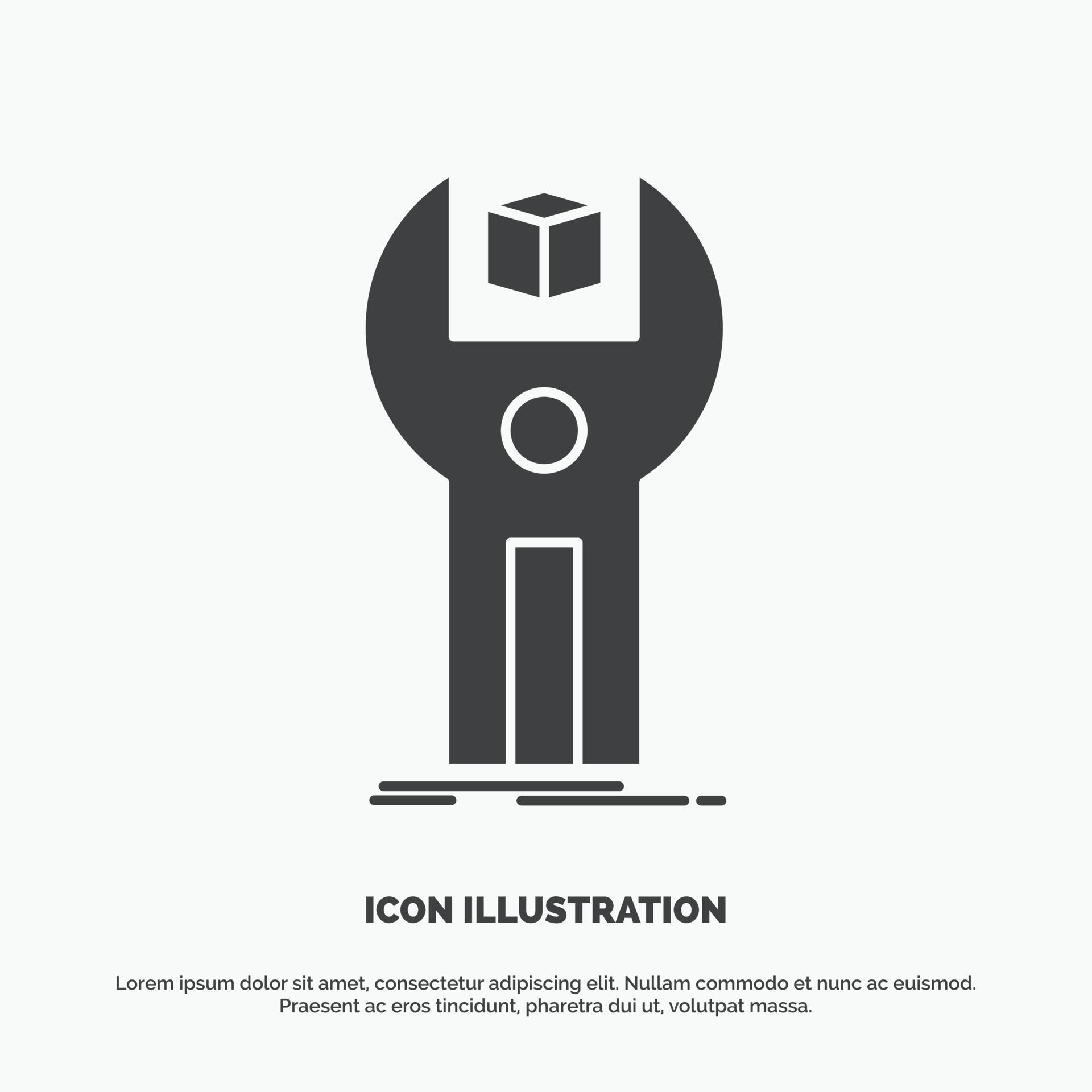Sdk App Development Kit Programming Icon Glyph Vector Gray Symbol For Ui And Ux Website Or