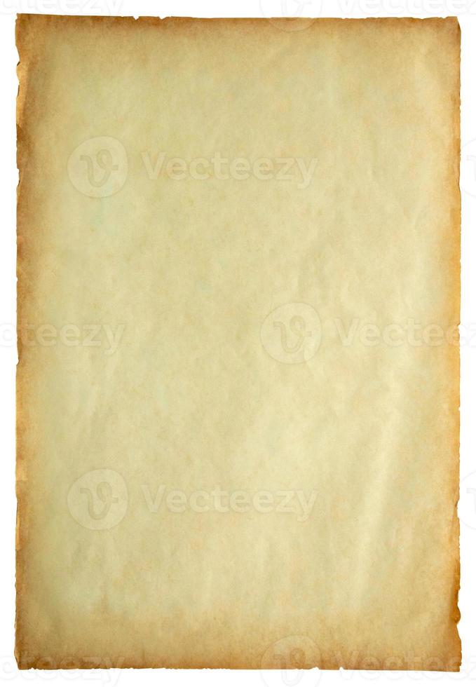 Old vintage paper sheet texture isolated on white background 12812848 ...