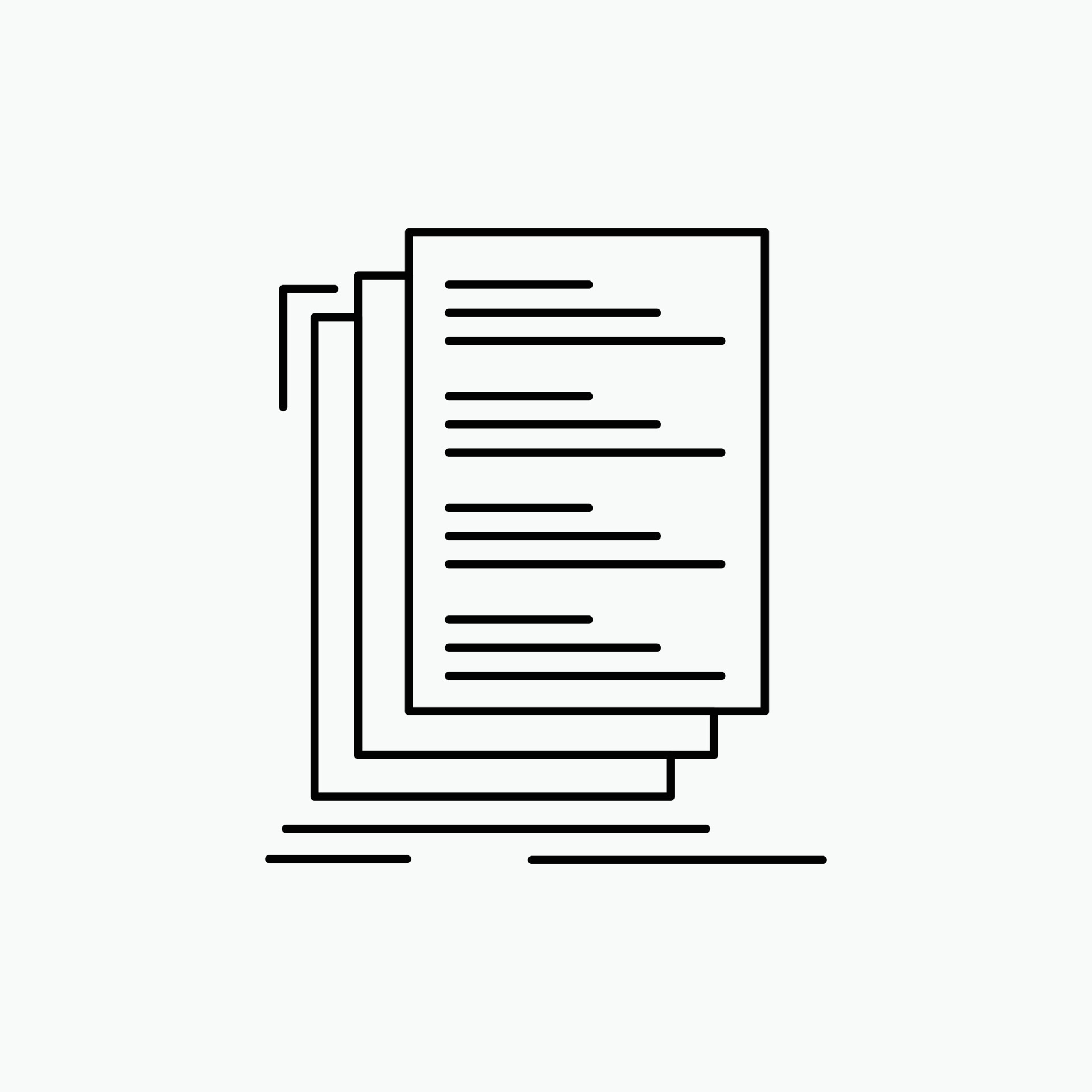 Code Coding Compile Files List Line Icon Vector Isolated Illustration 12814396 Vector Art