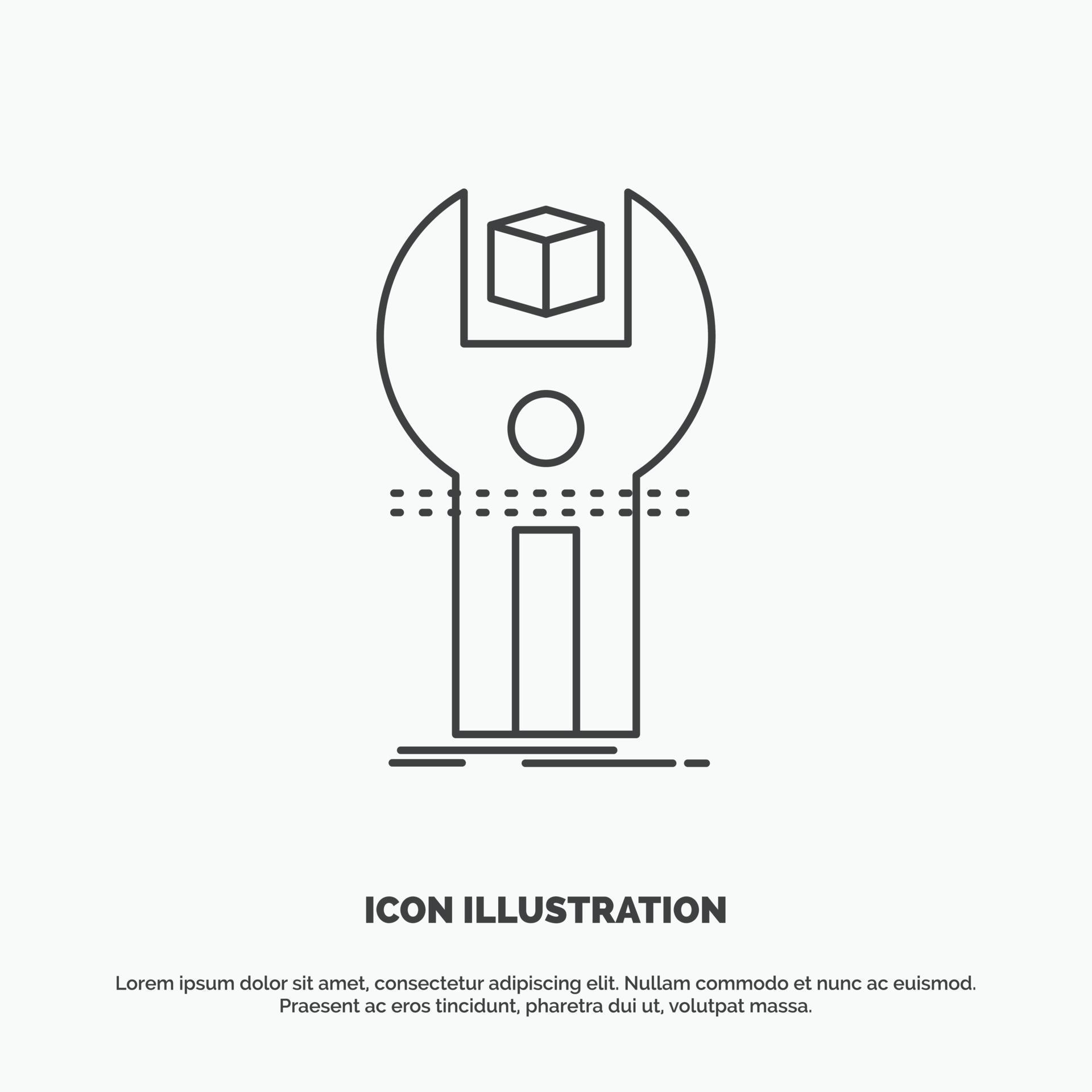 Sdk App Development Kit Programming Icon Line Vector Gray Symbol For Ui And Ux Website Or