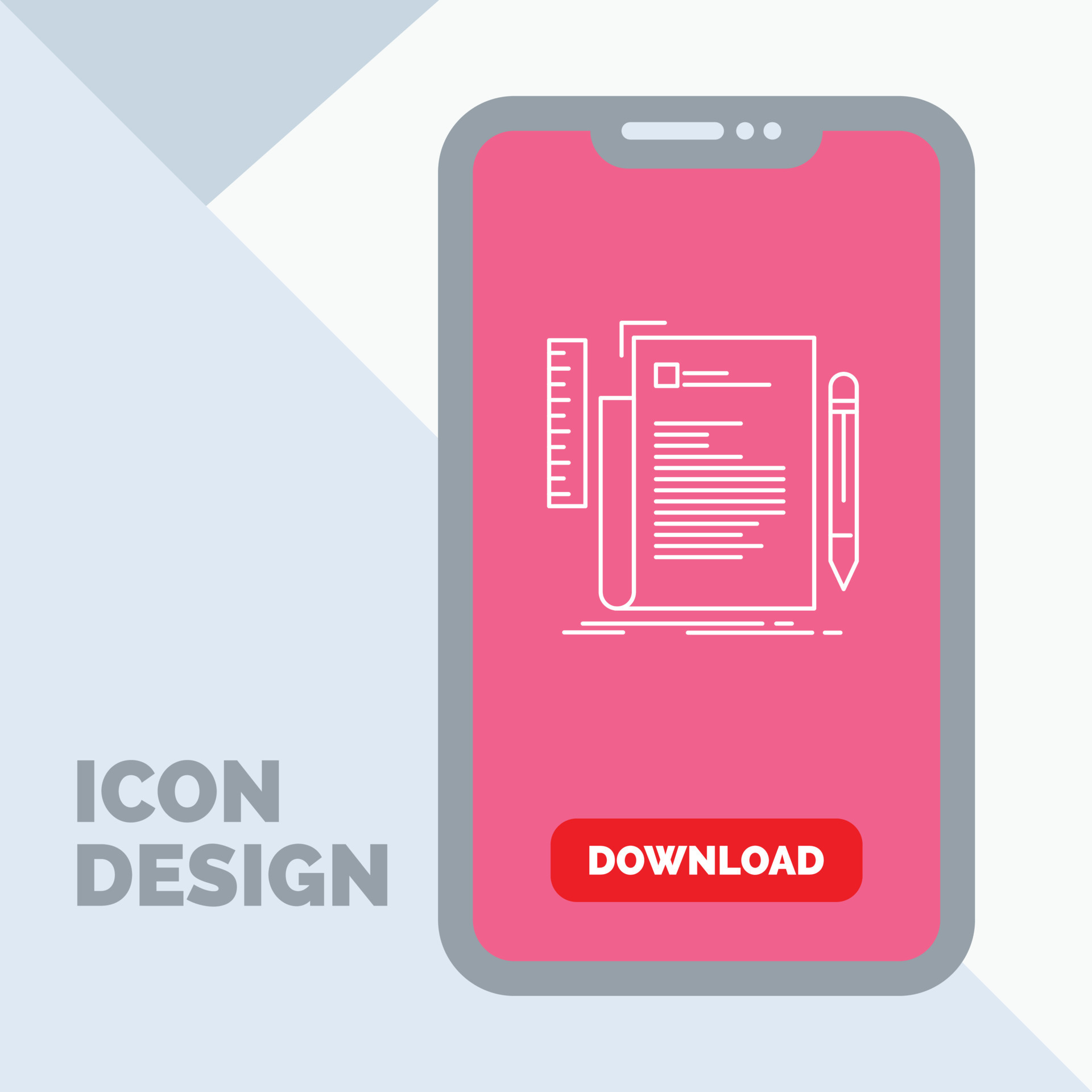 Code Coding File Programming Script Line Icon In Mobile For Download Page 12817662 Vector