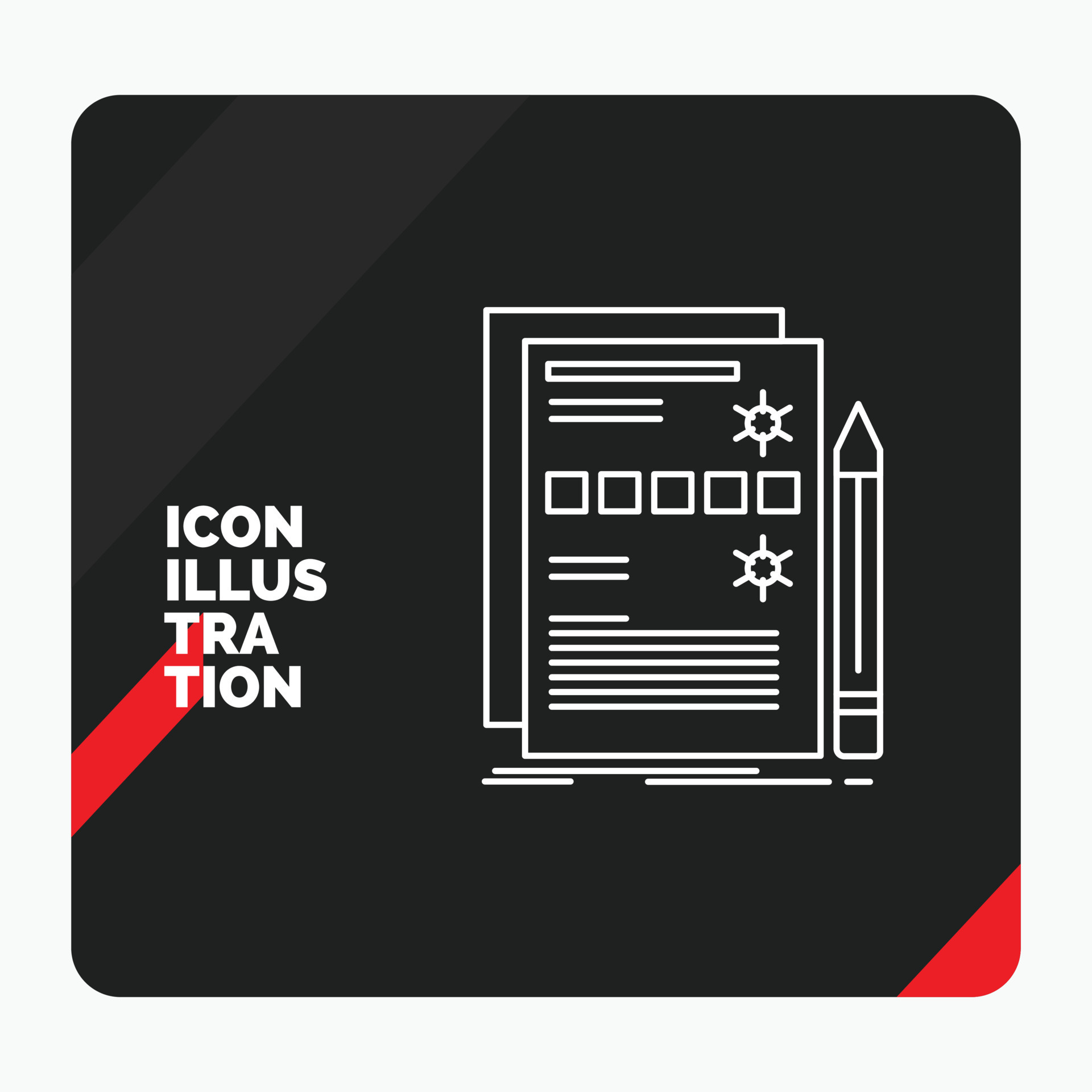 Red And Black Creative Presentation Background For Component Data Design Hardware System