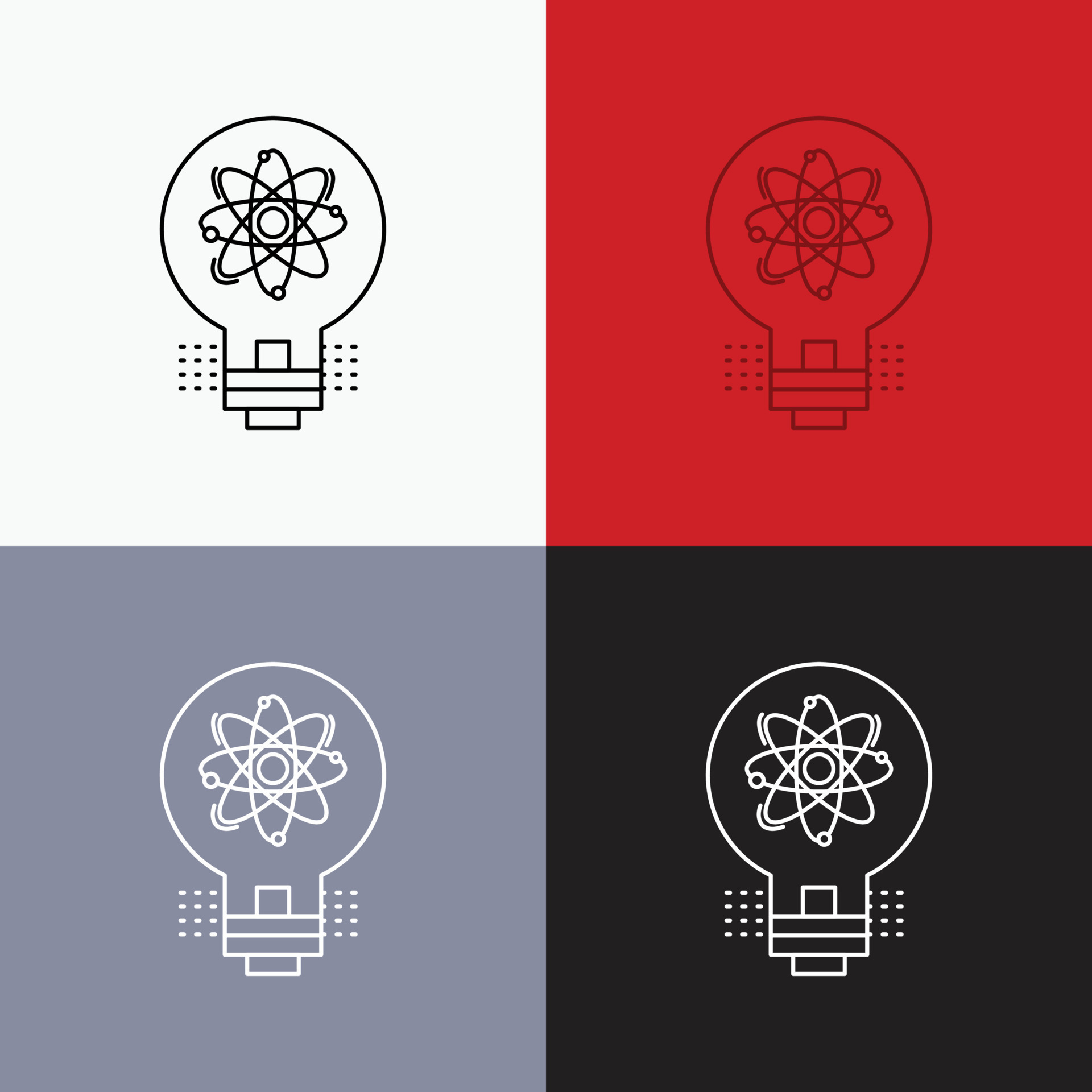 idea. innovation. light. solution. startup Icon Over Various Background ... idea. innovation. light. solution. startup Icon Over Various Background ...