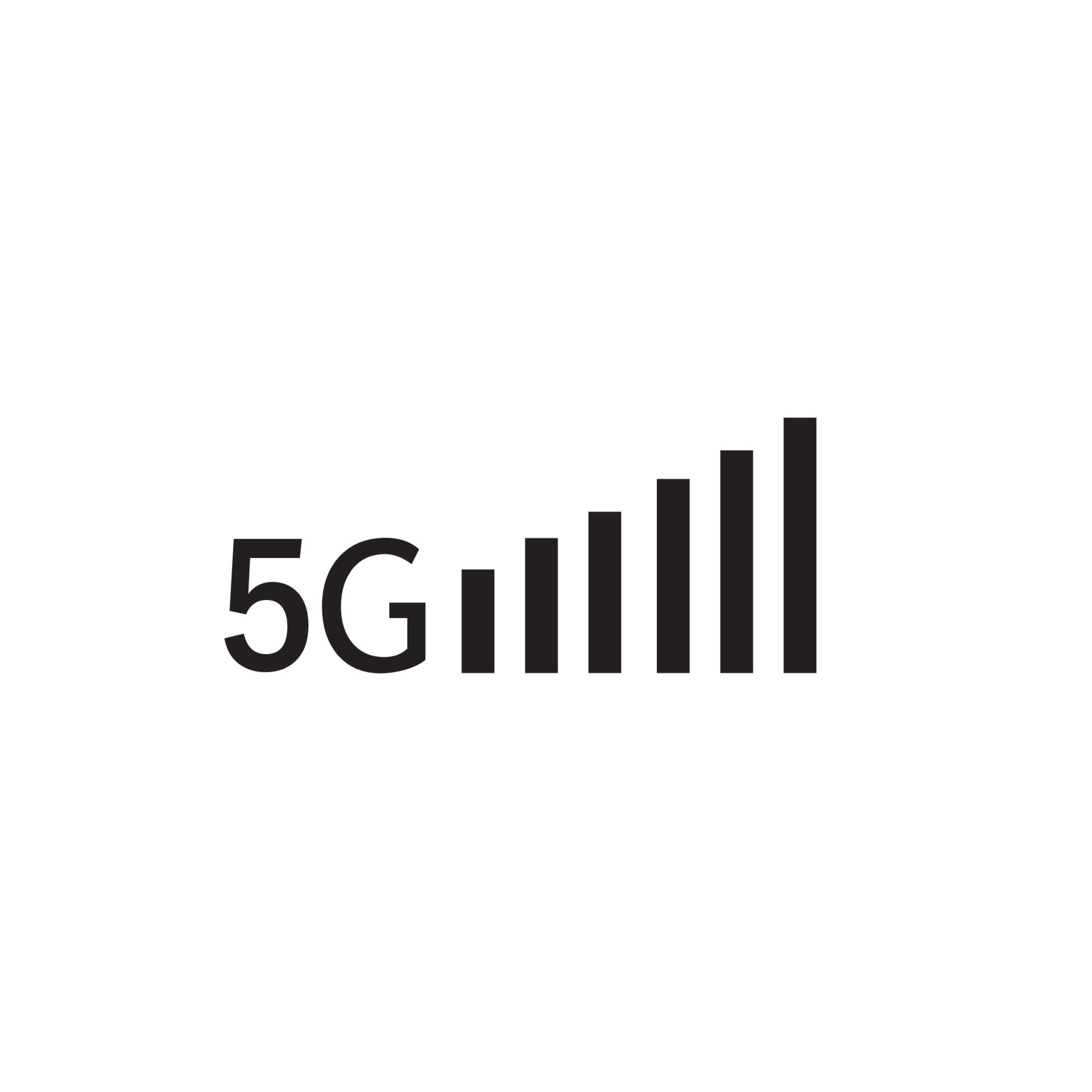 5g logo sign vector template 12819392 Vector Art at Vecteezy