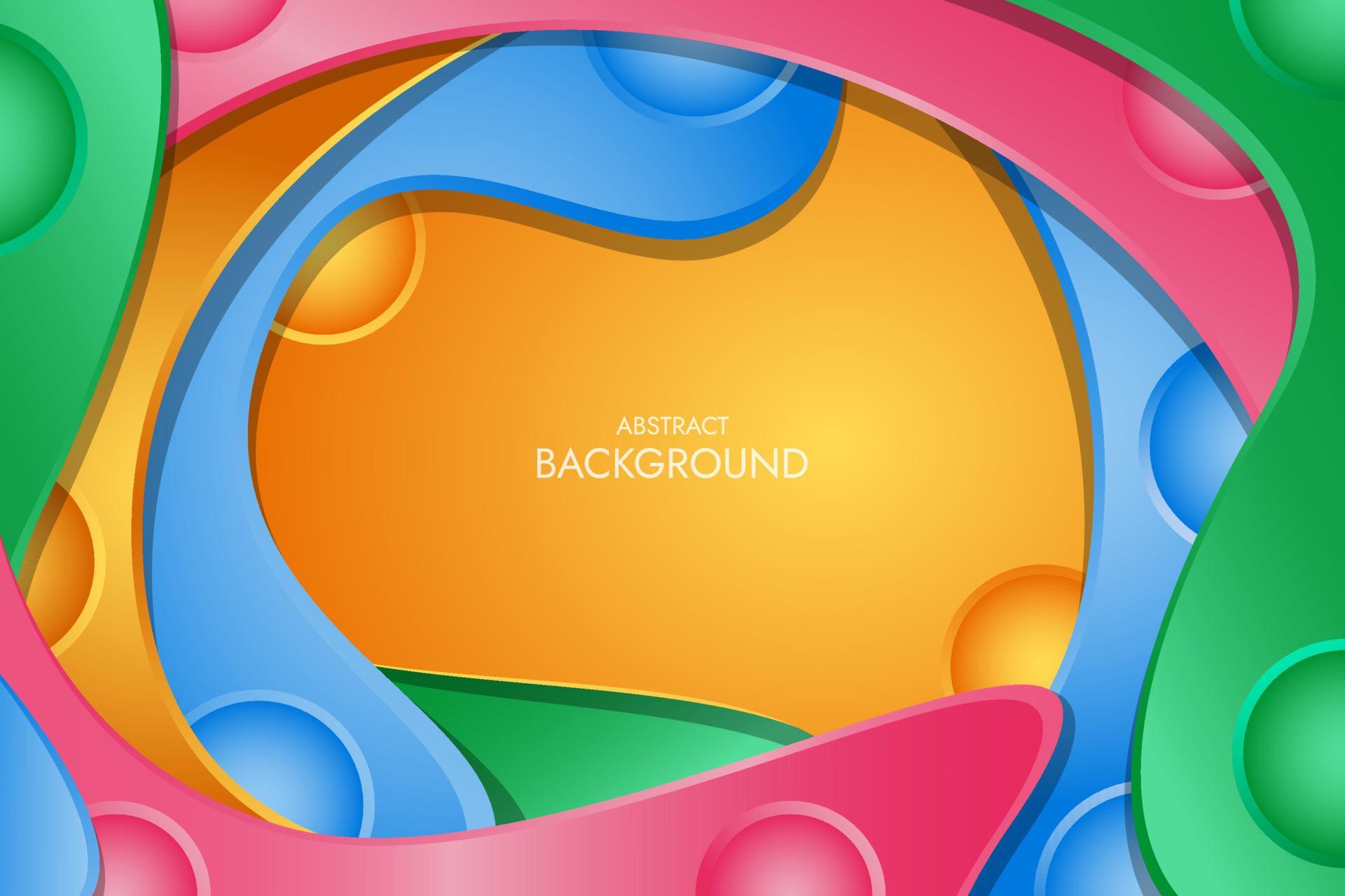 Pile Of Abstract Waves Background Vector Colorful Illustration 12821011 ...