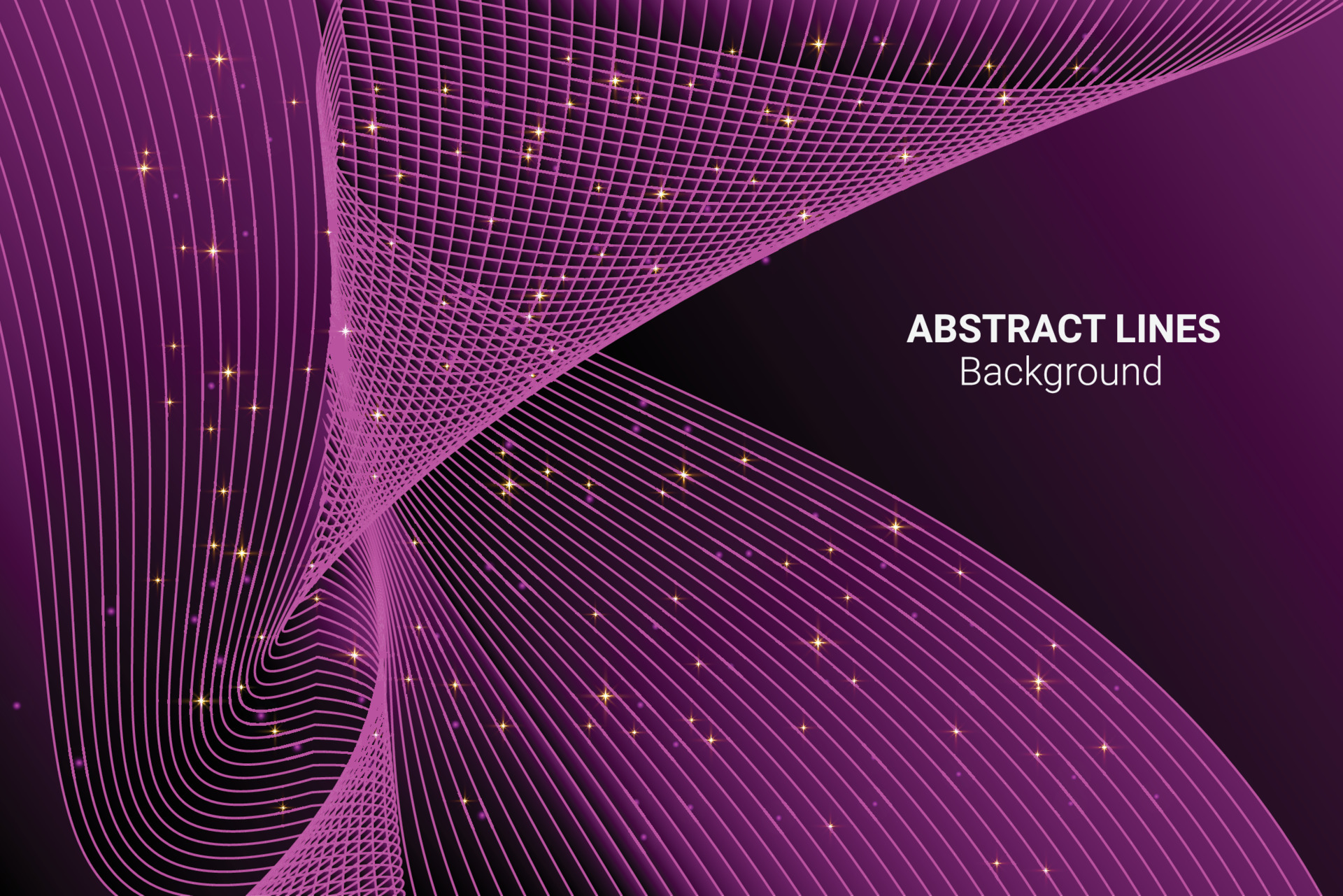 Abstract Background Vector Template For Your Ideas Monochromatic Lines Texture Waved Lines