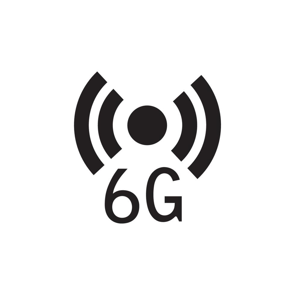 6G internet icon 12826473 Vector Art at Vecteezy