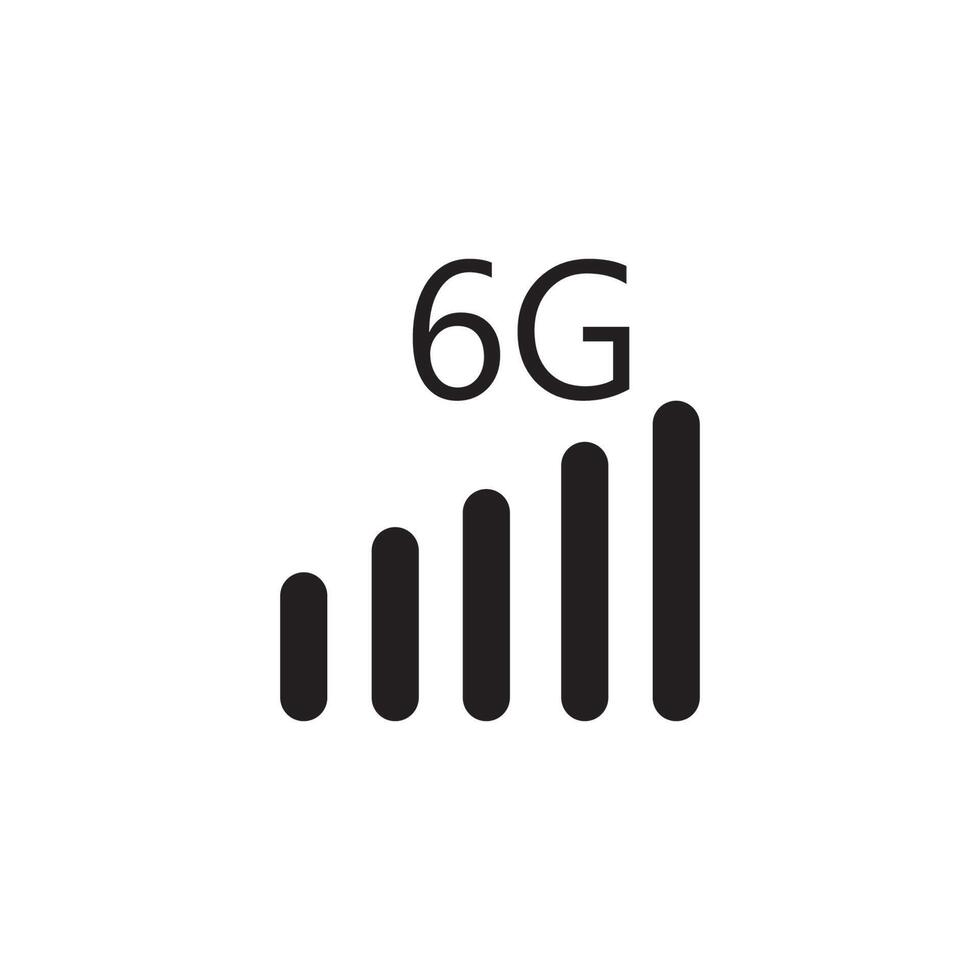 6G internet icon 12826530 Vector Art at Vecteezy