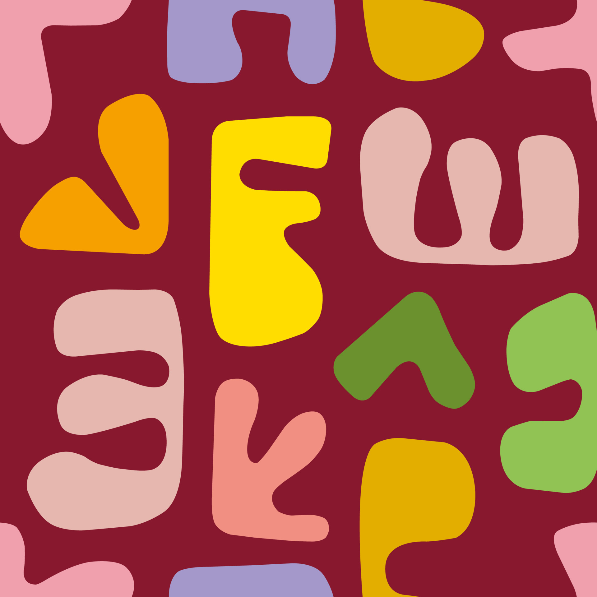 Seamless pattern of abstract geometric shapes 12826716 Vector Art at ...