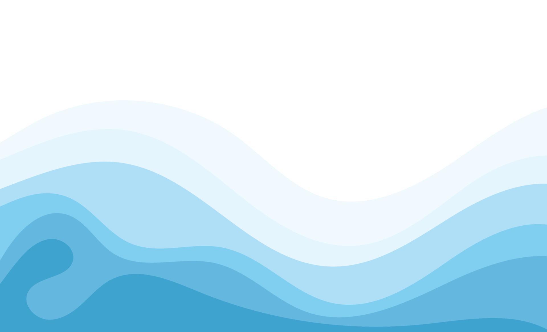 Abstract Water wave vector illustration design background 12827989 ...