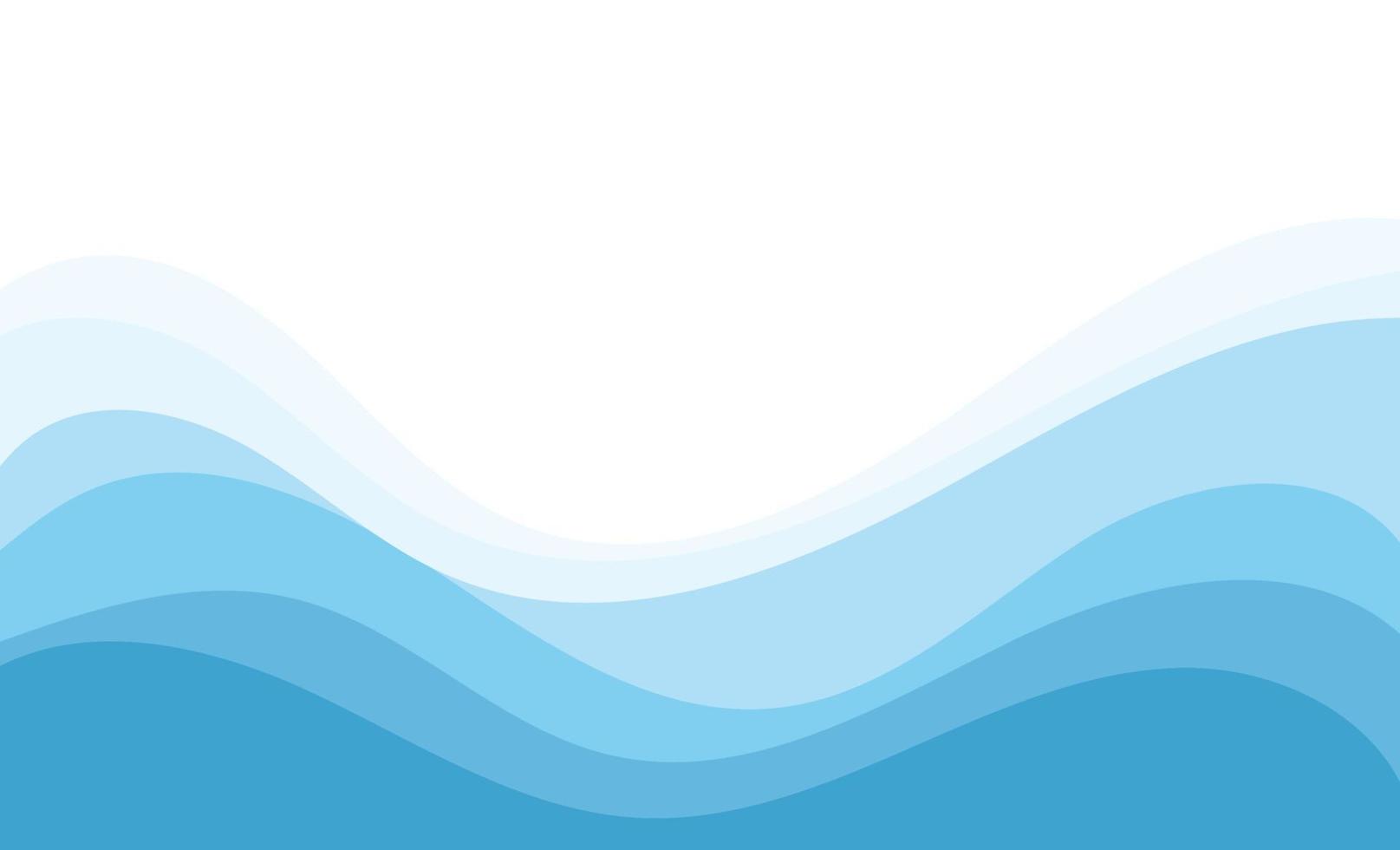 Abstract Water wave vector illustration design background 12827992 ...