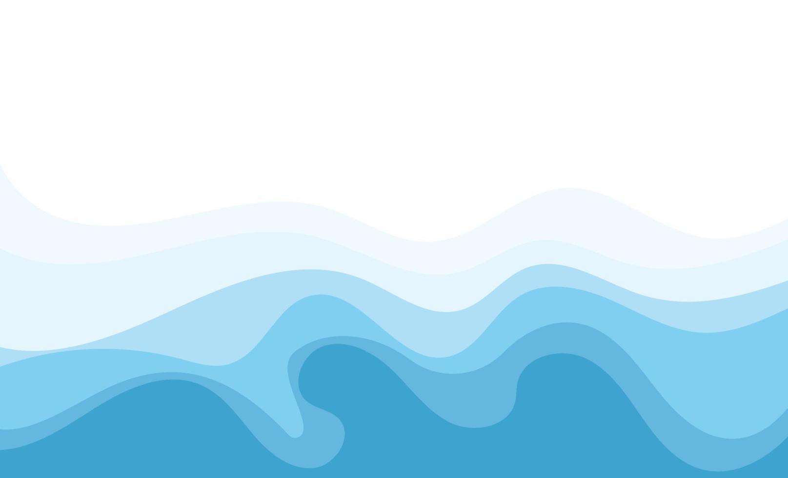 Abstract Water wave vector illustration design background 12828002 ...