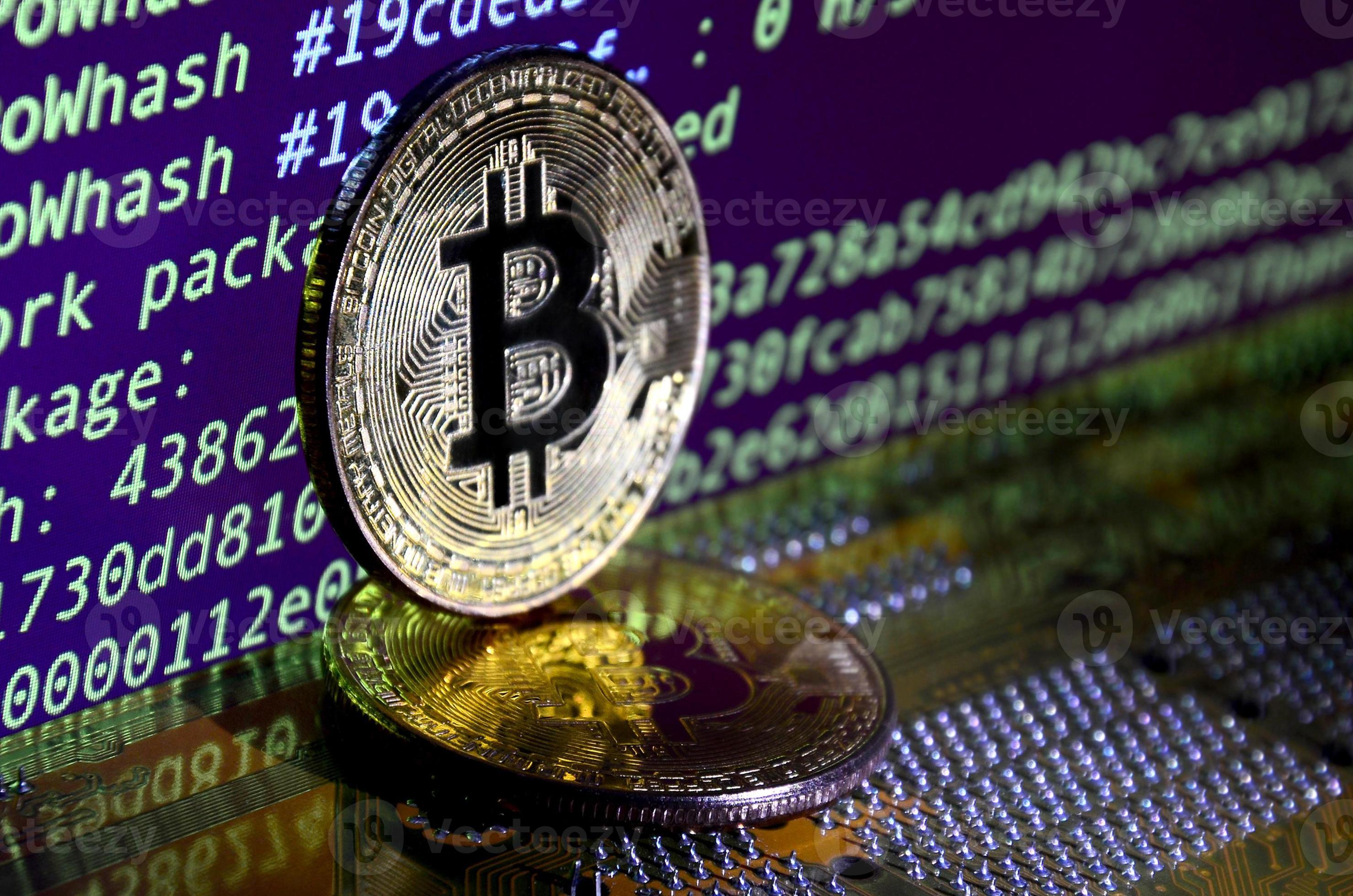 The digital process of cryptocurrency mining by using the GPUs ...