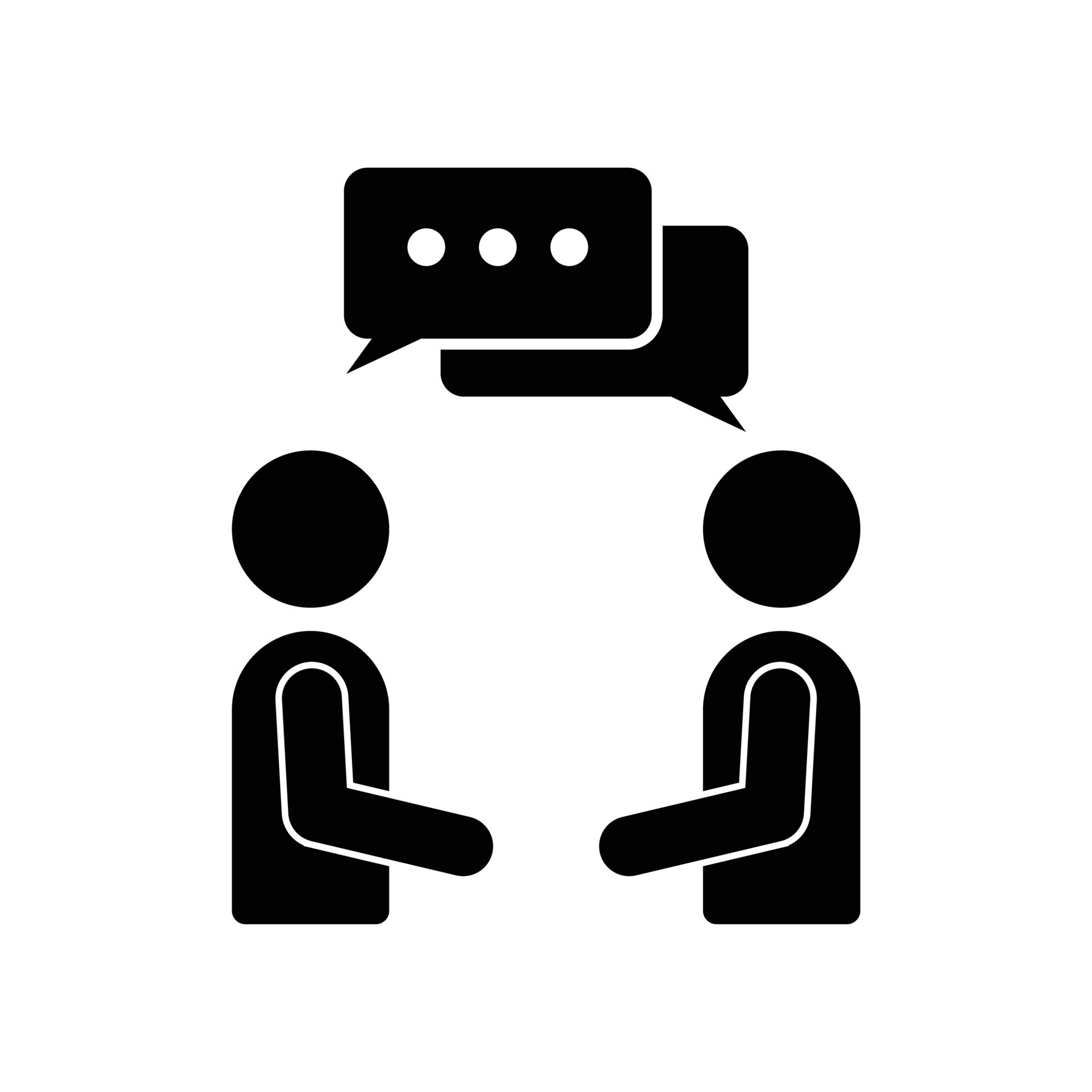 speaking flat icon 12848387 Vector Art at Vecteezy