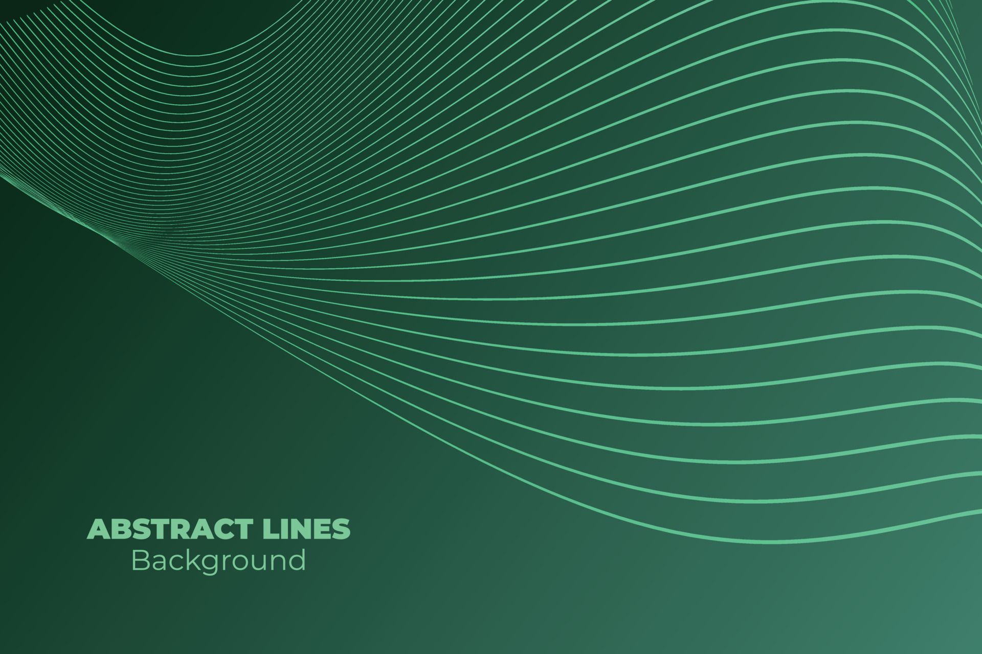 Abstract Wave Lines Background vector. modern stream background. Vector ...