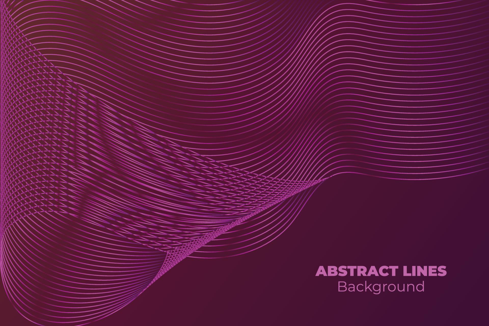Abstract Wave Lines Background Vector Modern Stream Background Vector