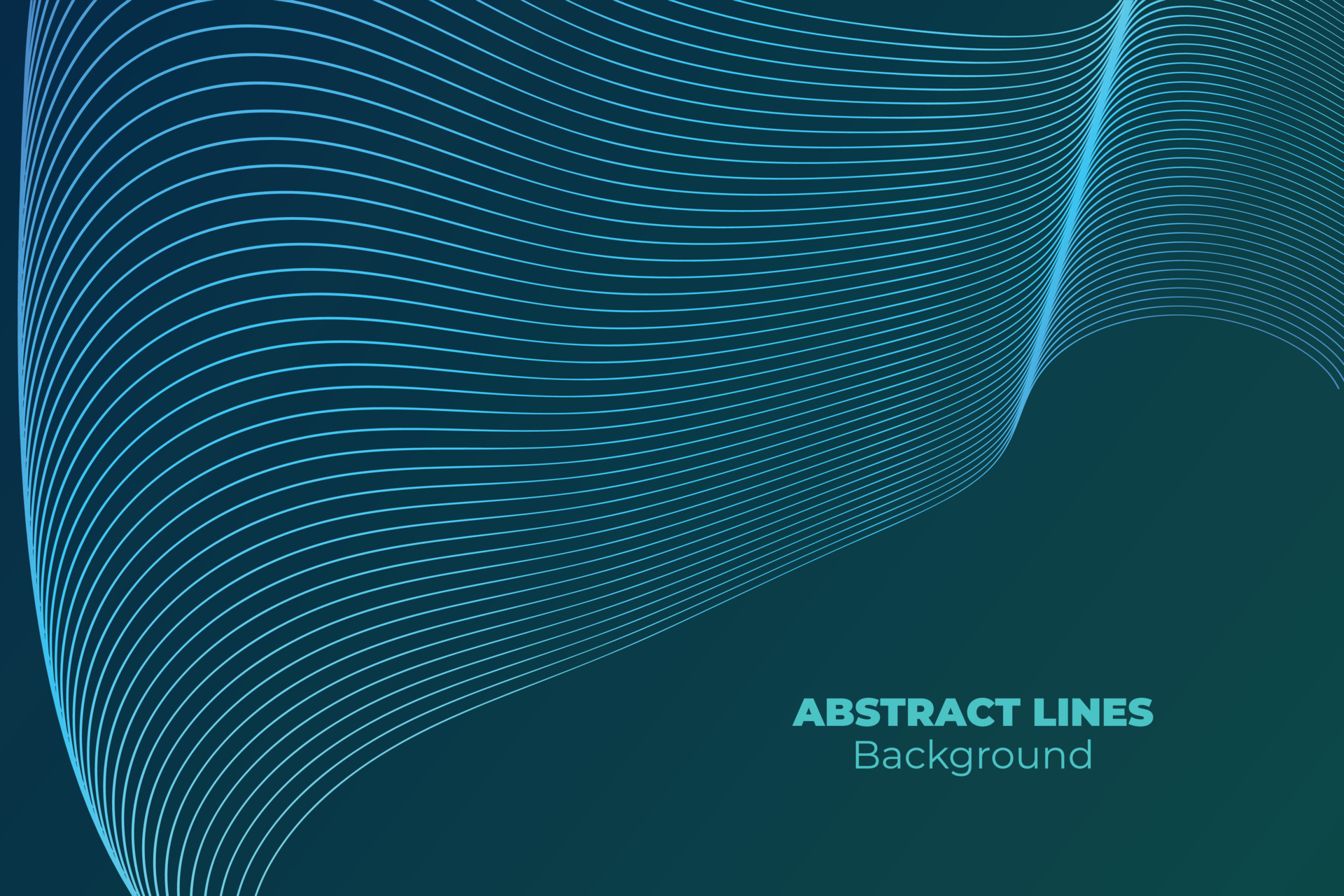 Abstract Wave Lines Background Vector Modern Stream Background Vector