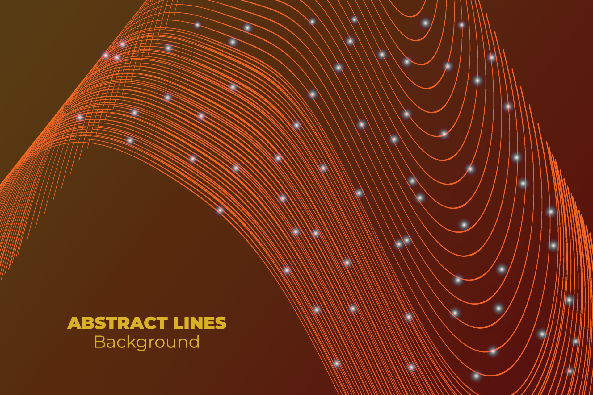 Abstract Wave Lines Background Vector Modern Stream Background Vector