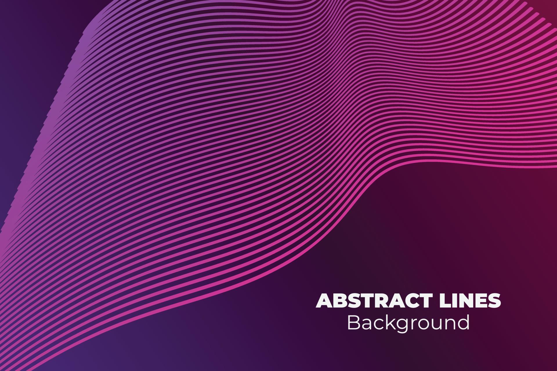 Abstract Wave Lines Background Vector Modern Stream Background Vector