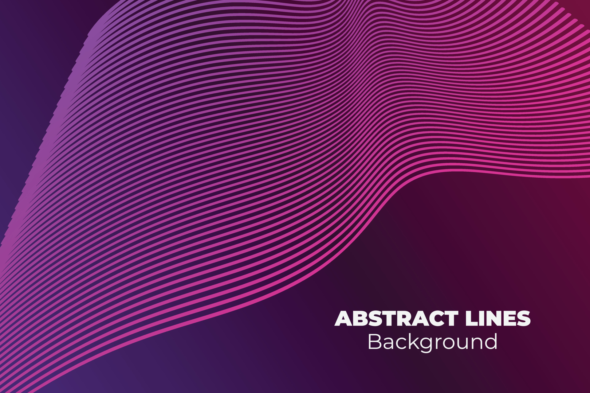 Abstract Wave Lines Background Vector Modern Stream Background Vector