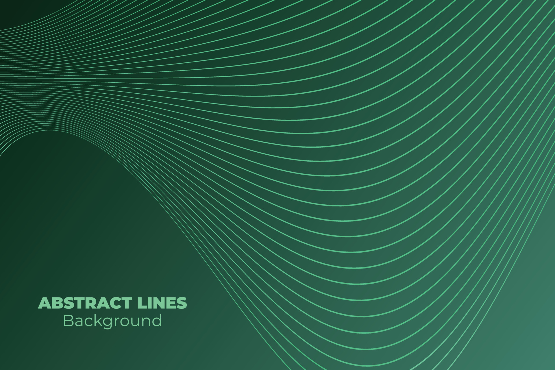 Abstract Wave Lines Background Vector Modern Stream Background Vector