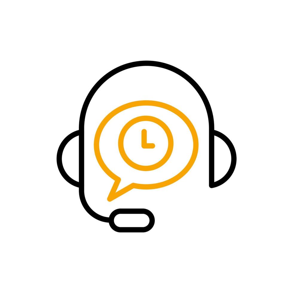 Call center line icon. Simple element illustration. Call center concept ... Call center line icon. Simple element illustration. Call center concept ...